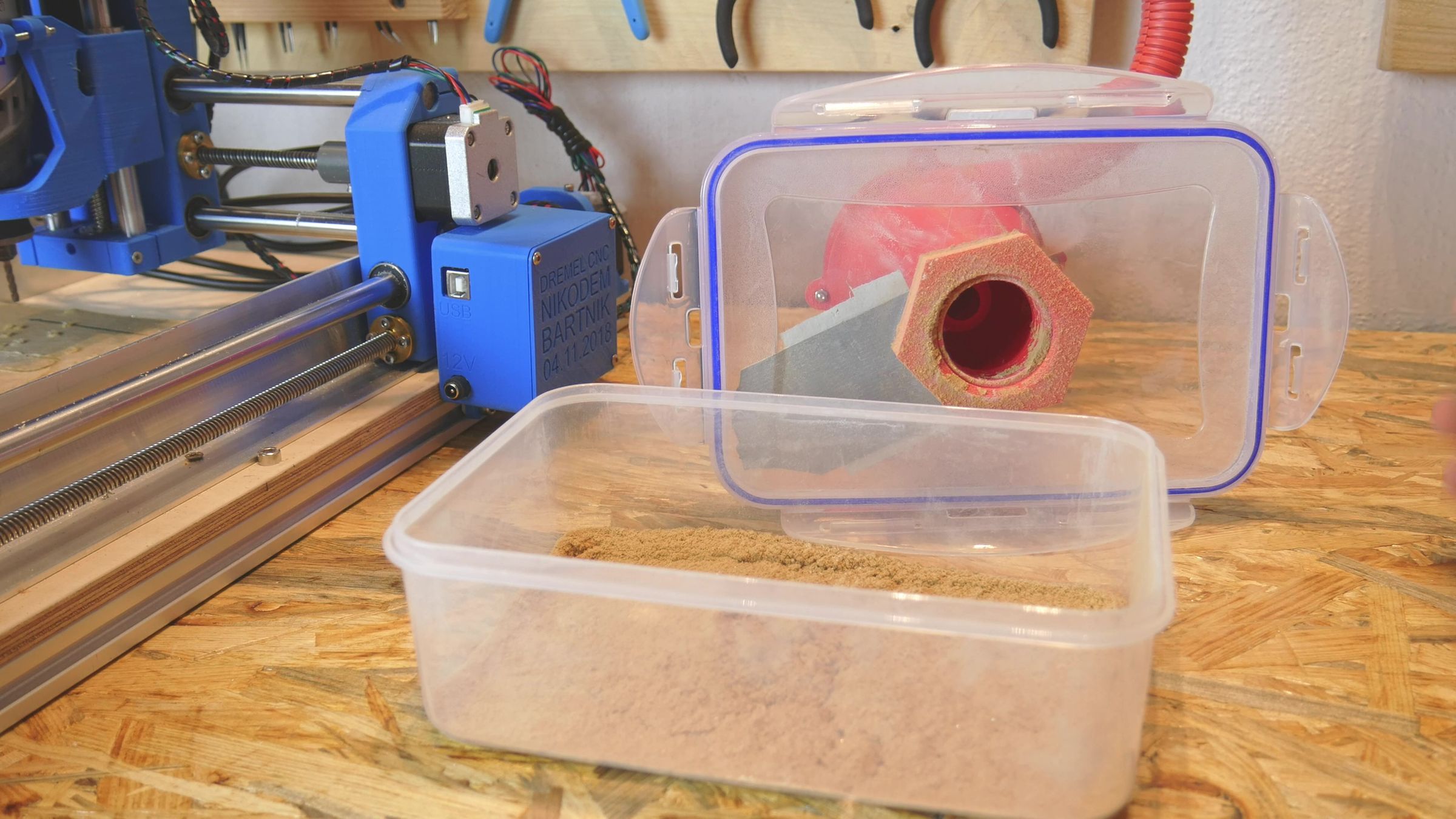 3D Printed Vacuum Cleaner for a CNC Machine : 8 Steps (with Pictures ...