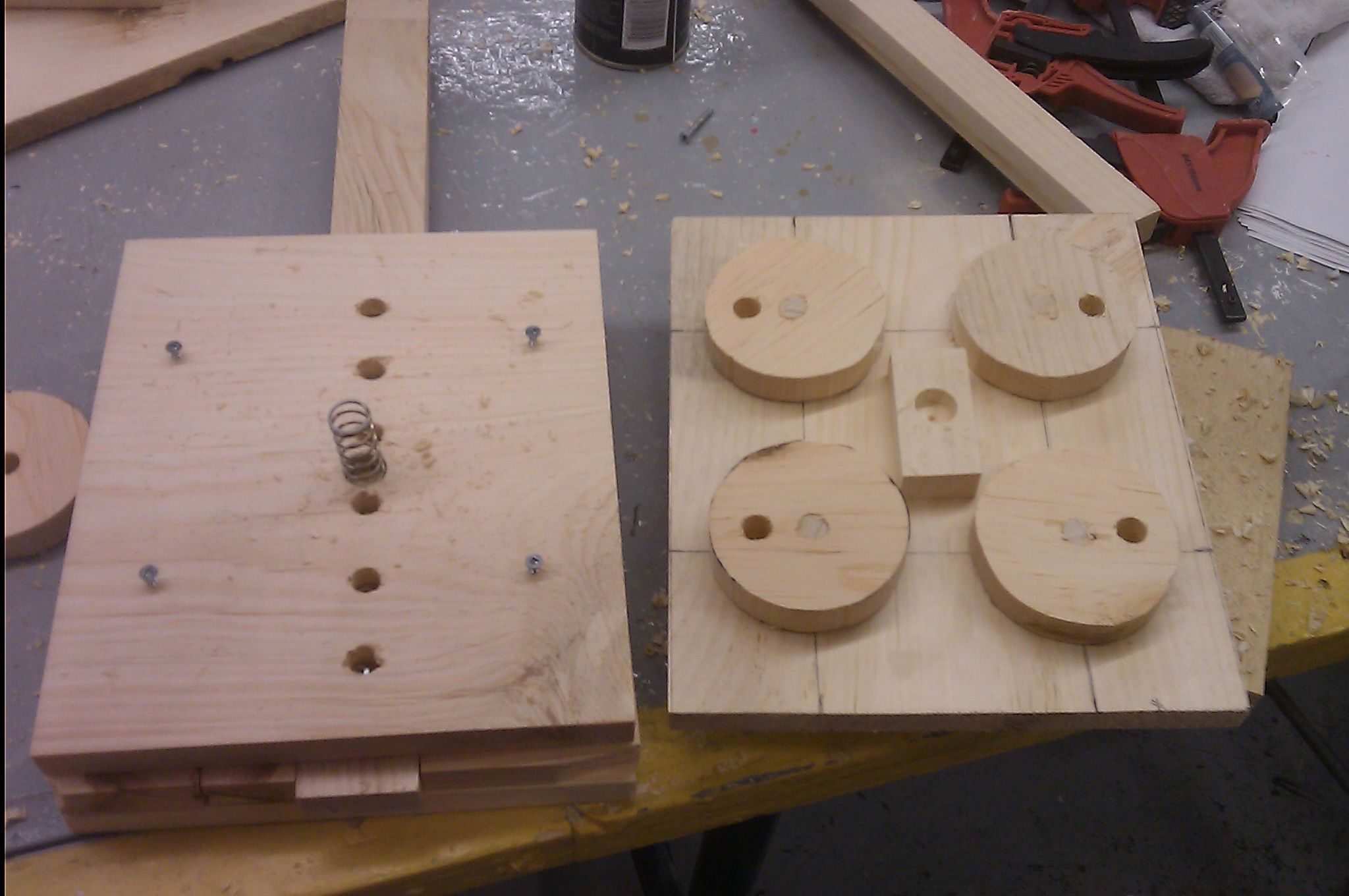 Wooden Dial Combination Lock, With Spring Release and Changable Code ...