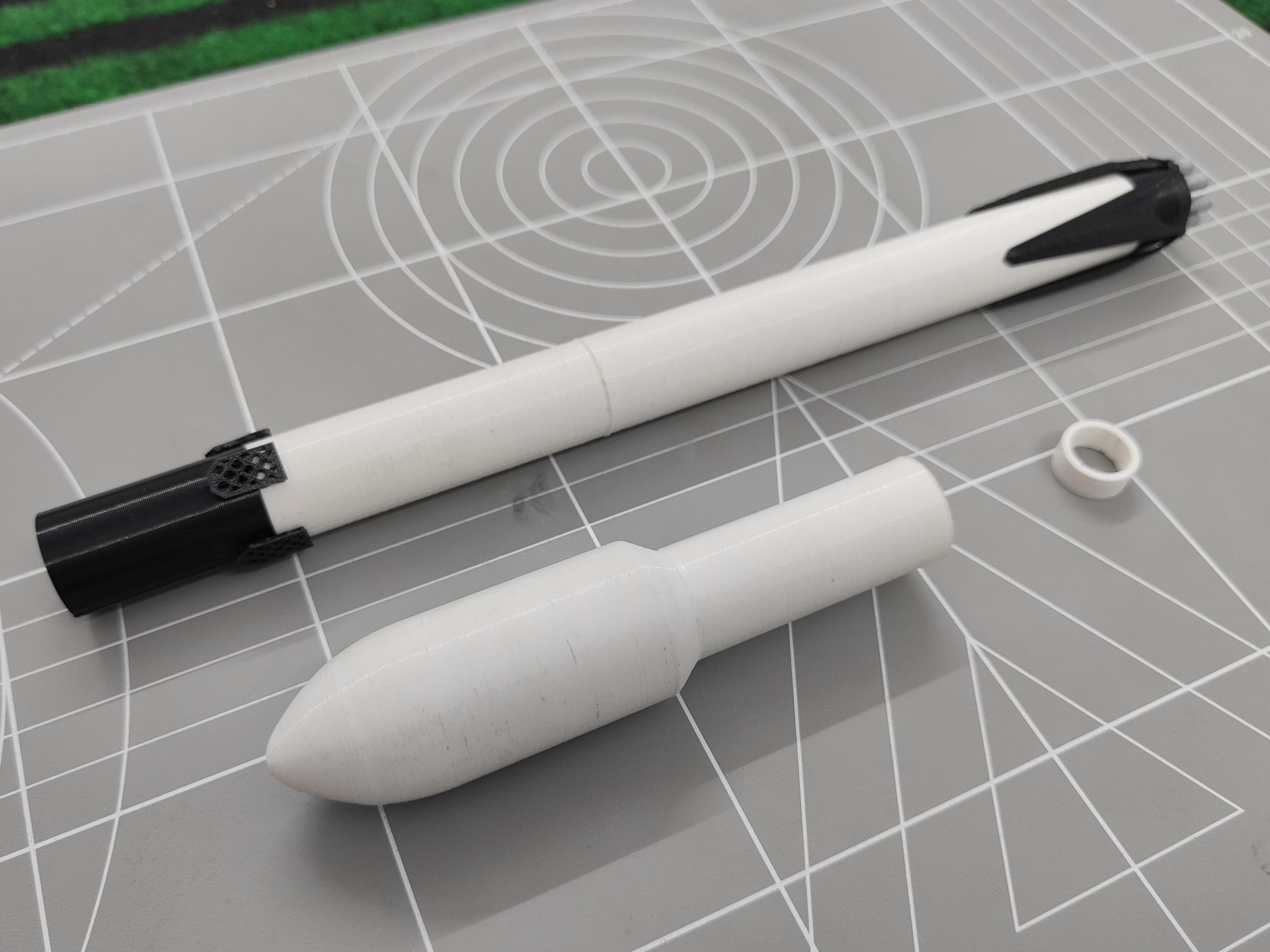 DIY Miniature Falcon 9 Model 1:200 (Without Supports) : 15 Steps (with ...