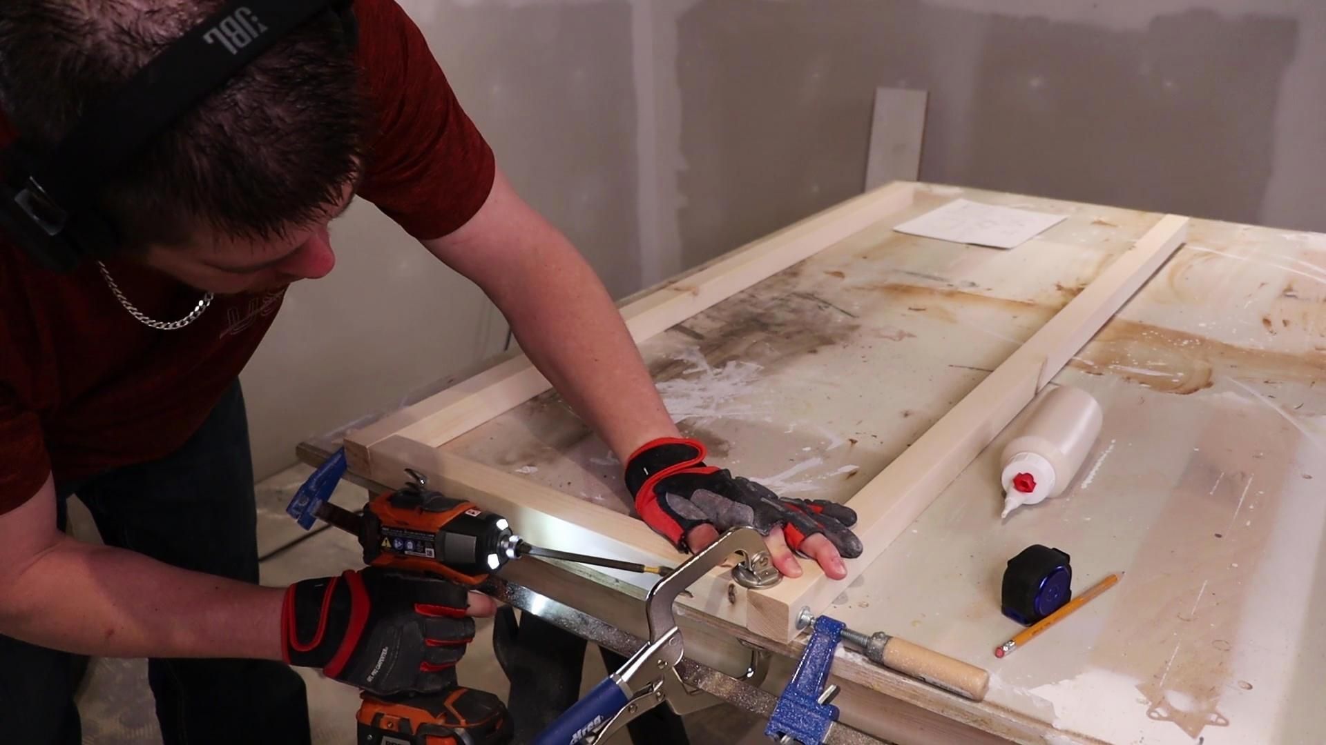 DIY Computer Desk | Cable Management, Storage, LED's : 13 Steps (with ...