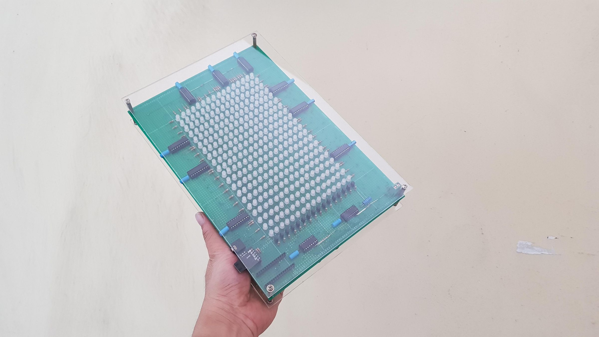 ATtiny85 - Spectrum Analyzer on RGB Led Matrix 16x20 : 5 Steps (with ...