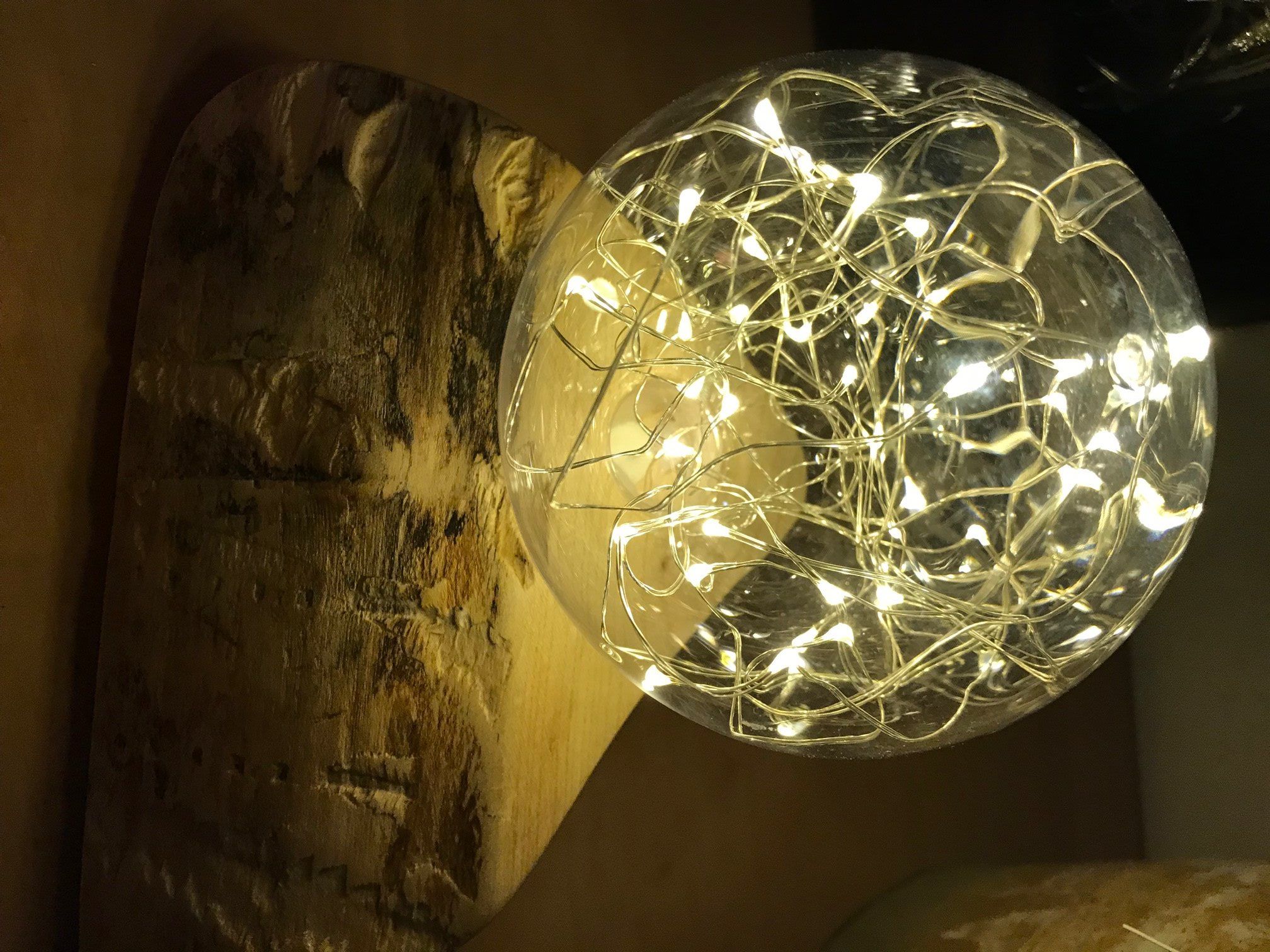 Rustic LED Log Lamp : 10 Steps (with Pictures) - Instructables