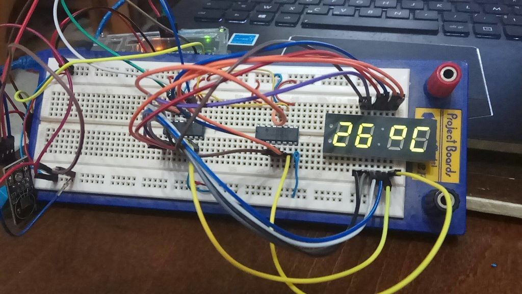 Digital Clock With Arduino, RTC and Shift Register 74HC595 : 3 Steps ...