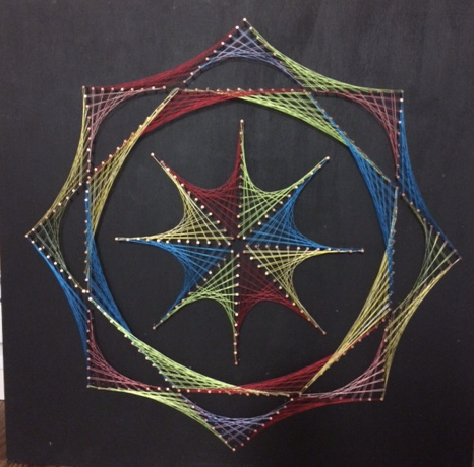 RAINBOW - Nail & Thread Art : 6 Steps - Instructables