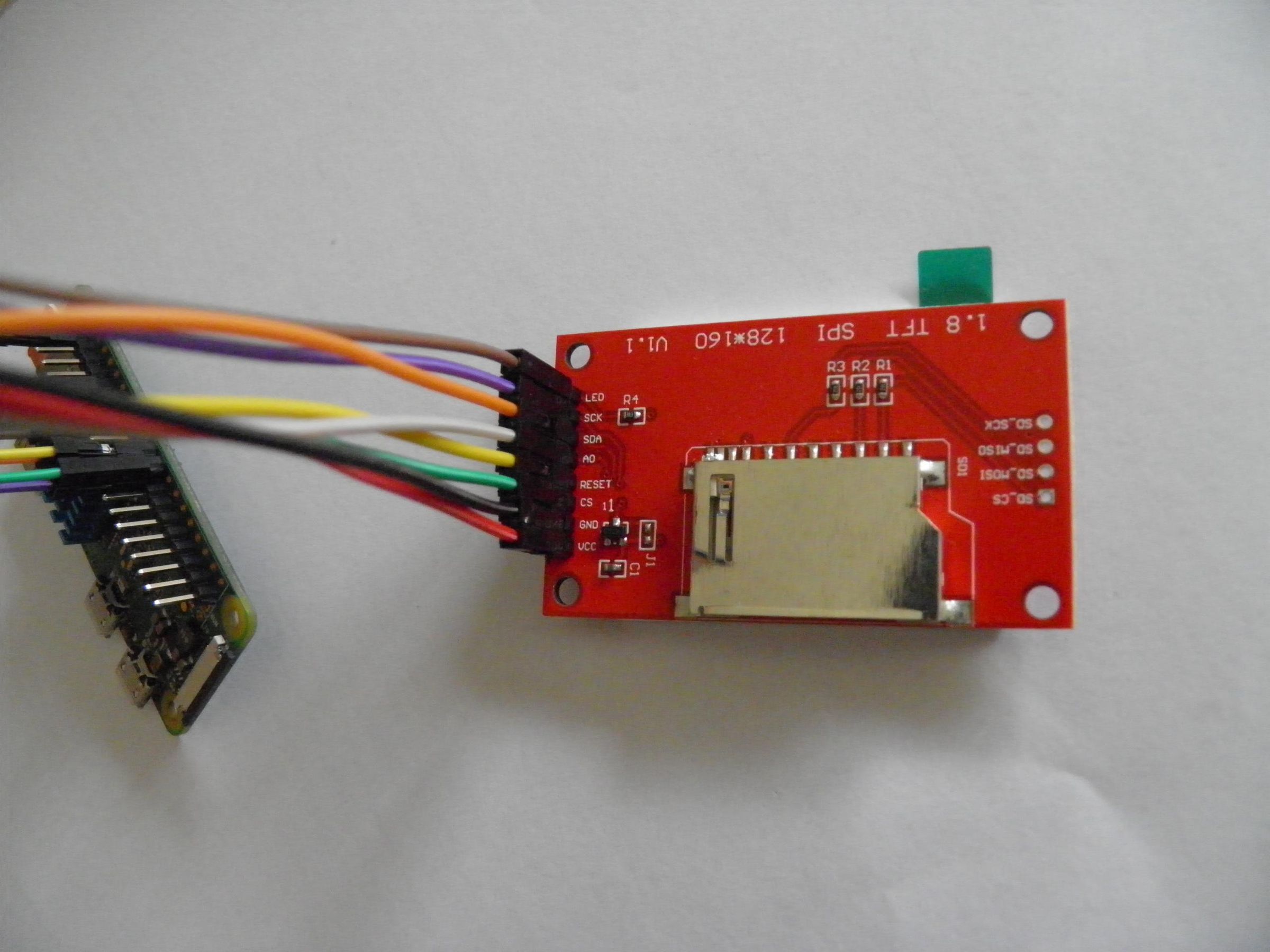 Getting 1.8 Inch LCD Display ST7735 to Work With Raspberry Pi Zero W ...