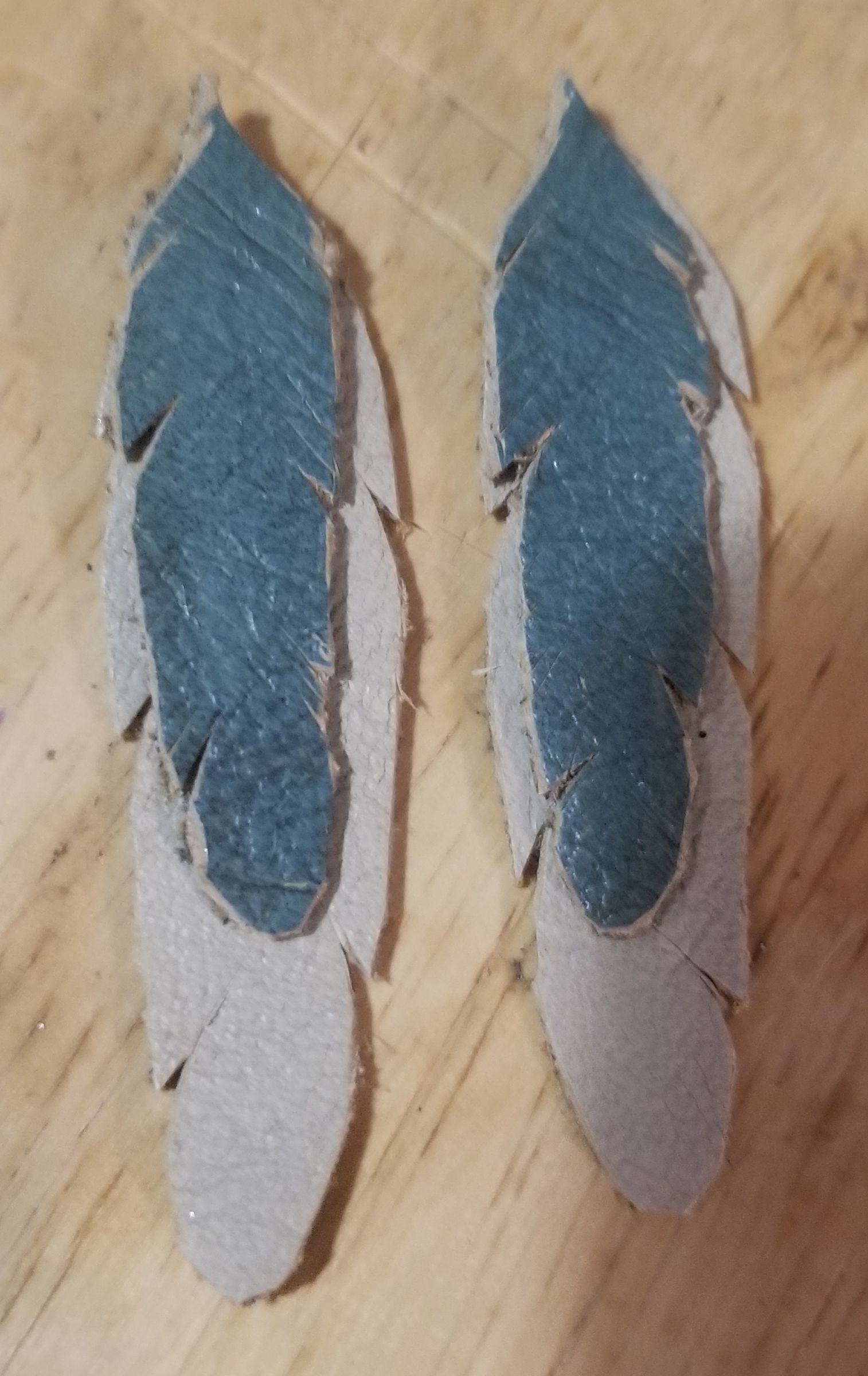 Leather Feather Earrings : 7 Steps - Instructables