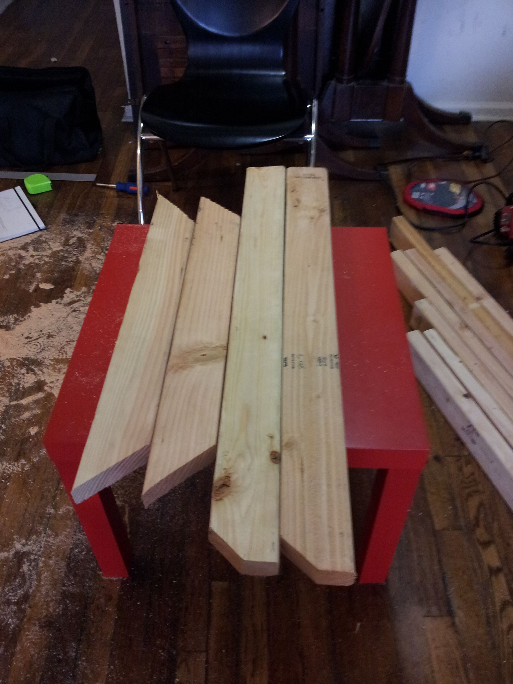 Vertical Bike Rack From 2x4s (single Bike) : 5 Steps (with Pictures ...
