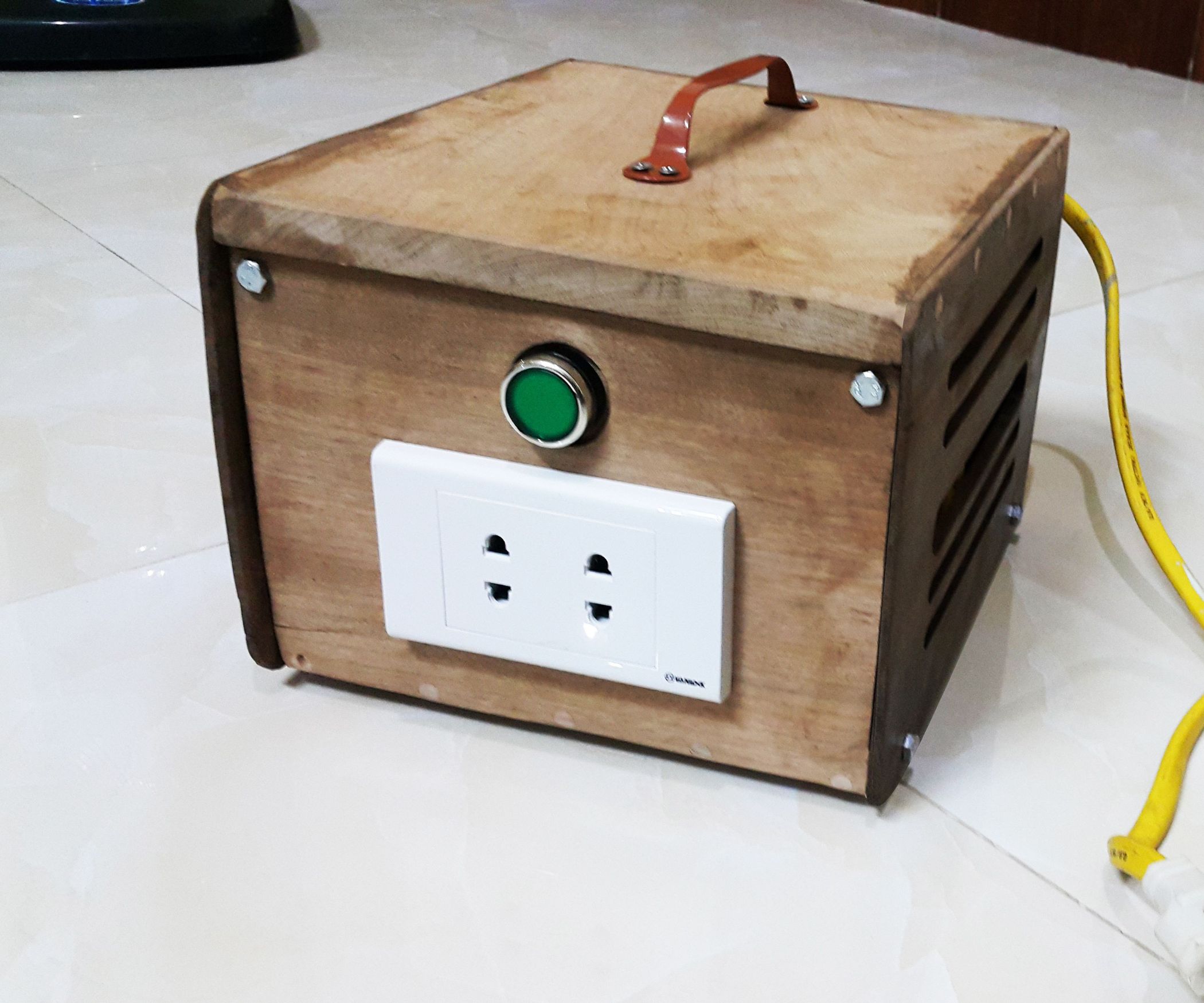 How to Make a Tiny Transformer Kiosk by Wood. : 5 Steps (with Pictures ...