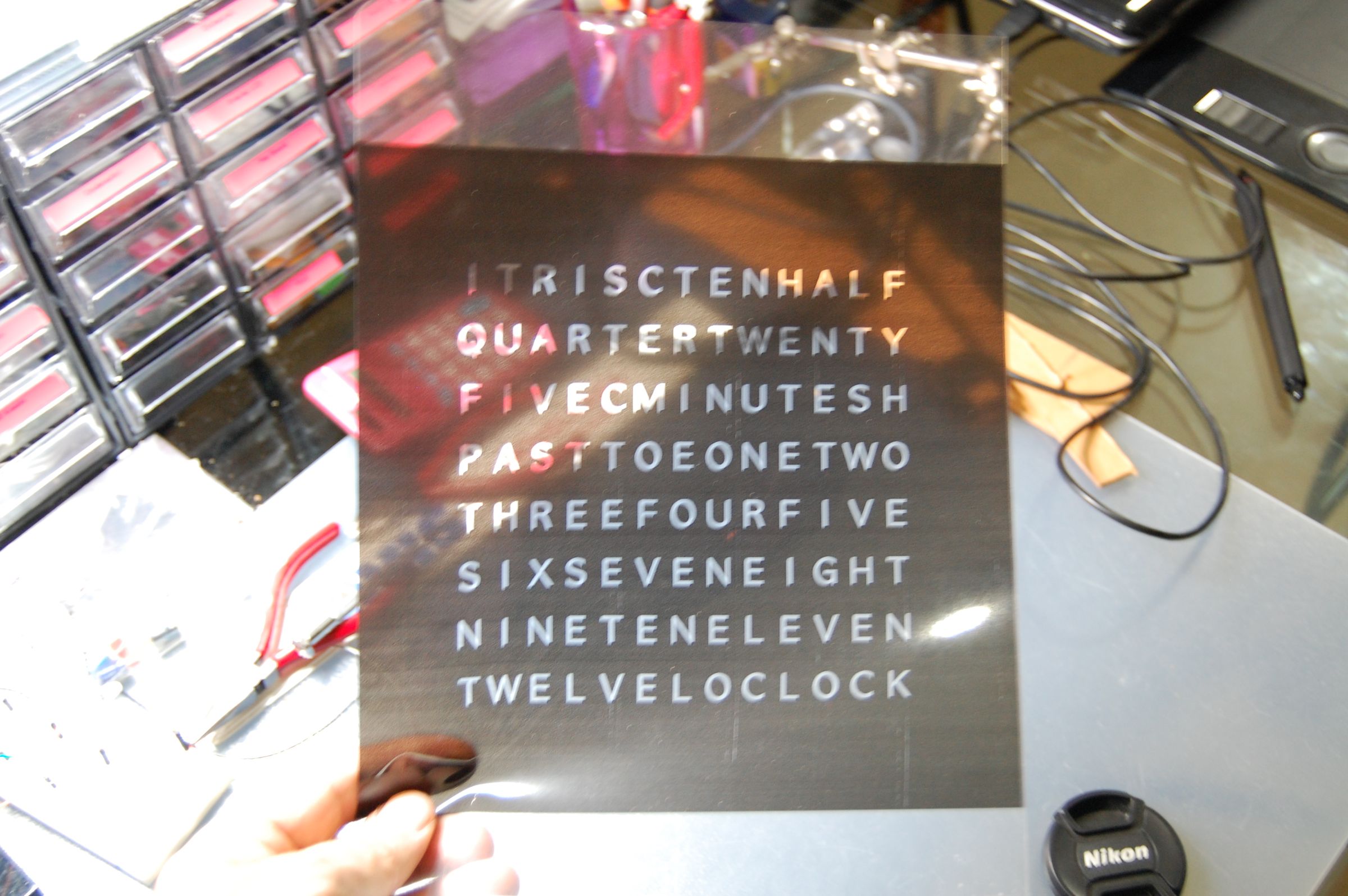 My Arduino WordClock : 15 Steps (with Pictures) - Instructables