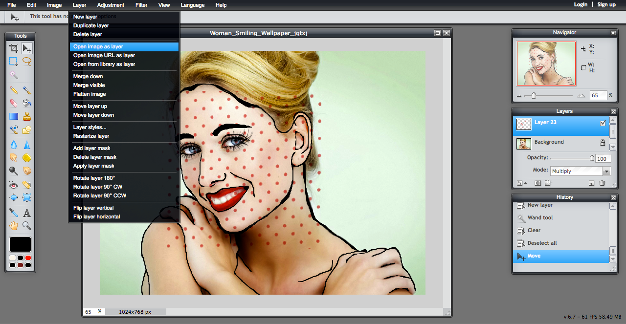Pixlr Transformation: Comic Killer Blonde : 7 Steps - Instructables