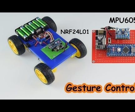 Gesture Control Car MPU6050 and NRF24L01 : 4 Steps - Instructables