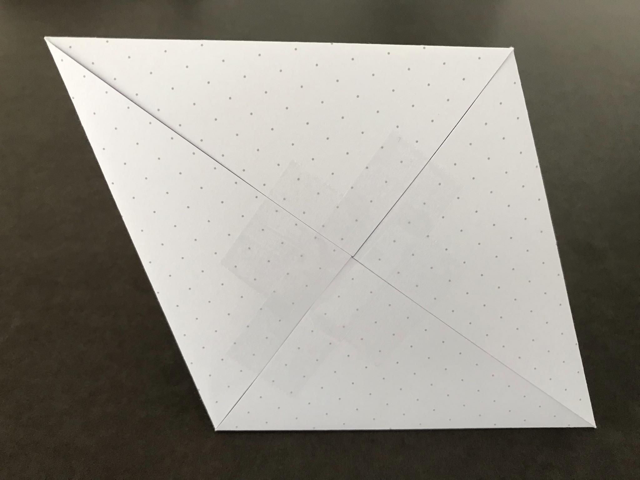 The DIN A5 Rhombic Pyramid : 4 Steps (with Pictures) - Instructables