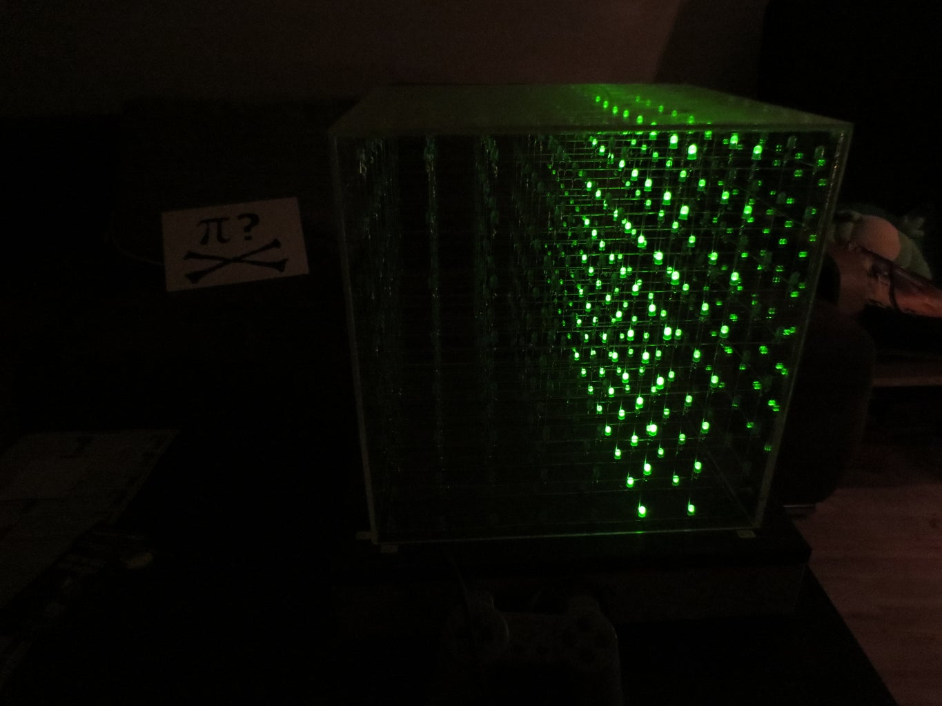 8x8x8 Led Cube With Arduino Mega Sound Ps Controller Game 11 Steps With Pictures