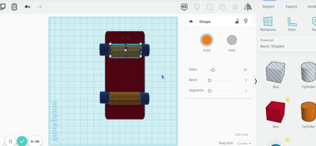 TinkerCAD Car (Basic) : 7 Steps - Instructables