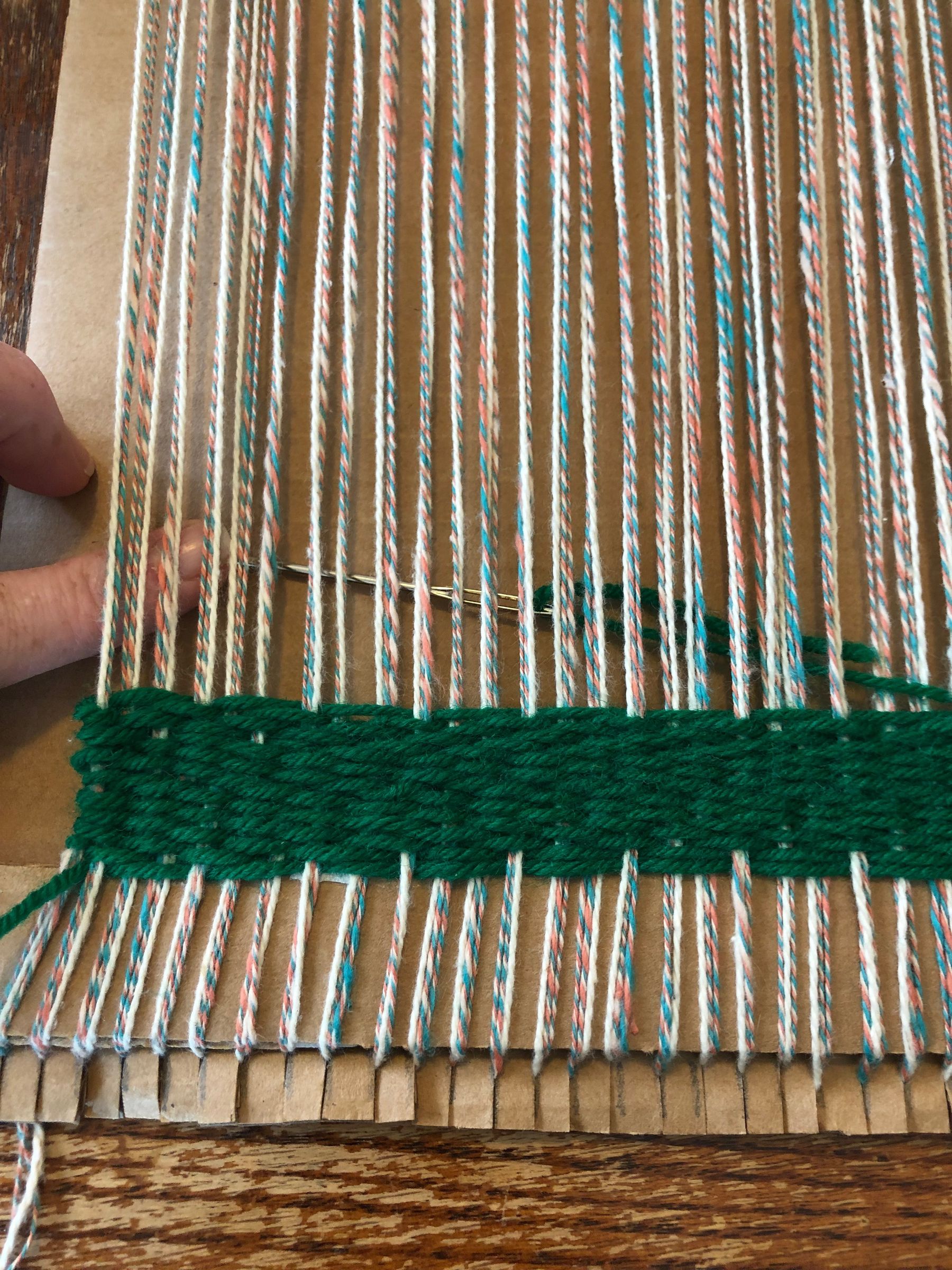 Make Your Own Weaving Loom and Get Started for $5 or Less : 5 Steps ...