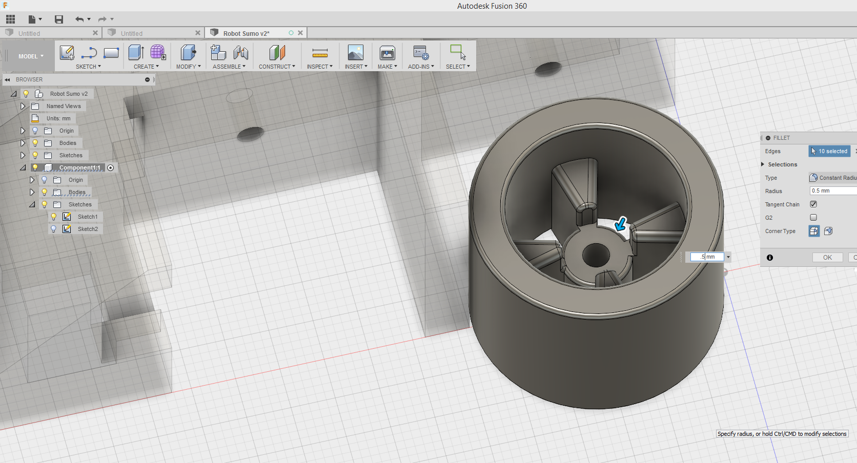 Design of a Sumo Robot : 22 Steps (with Pictures) - Instructables