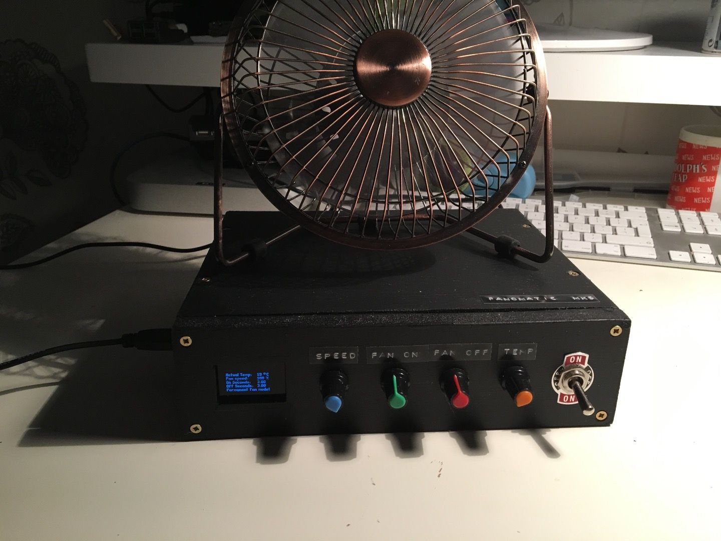 Arduino Desk Fan Controller : 4 Steps - Instructables