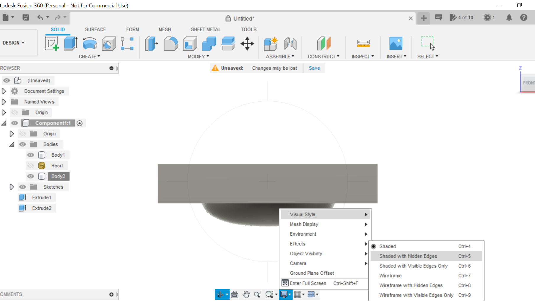 Heart in a Piece of Solid Oak Flooring Off-cut With Fusion 360 : 8 ...