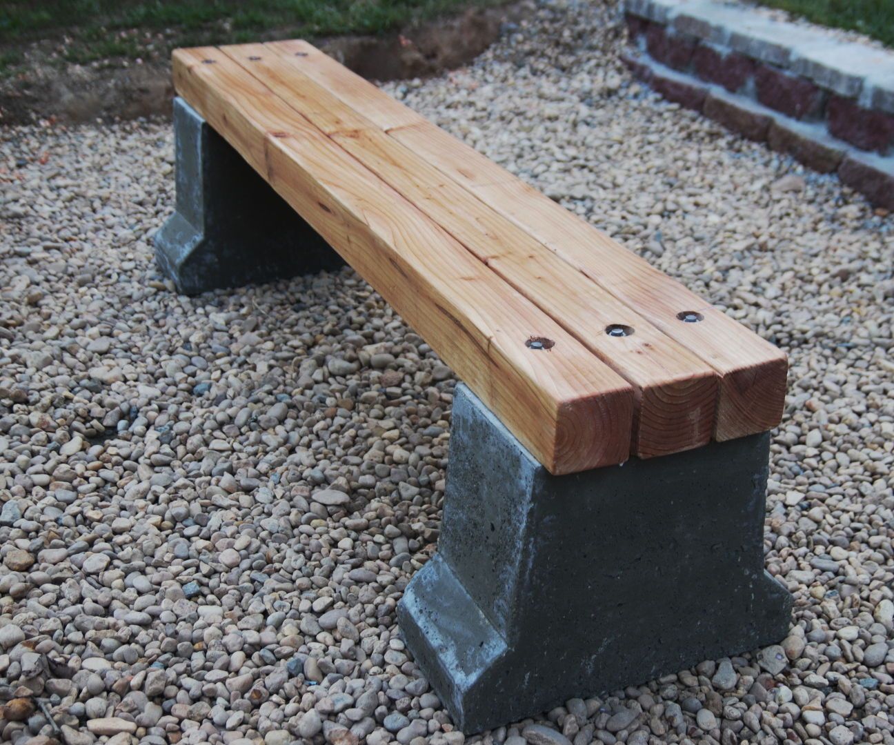 Wood & Concrete Outdoor Bench : 13 Steps (with Pictures) - Instructables