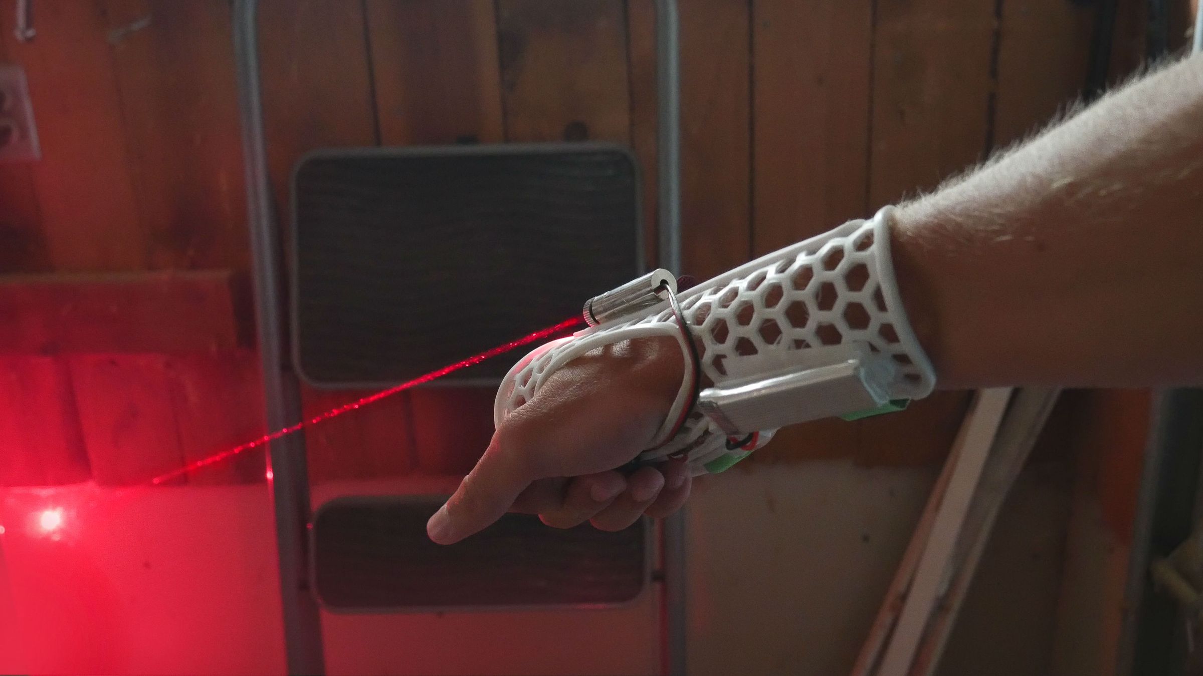 Wrist Mounted Laser Gauntlet Prototype : 7 Steps (with Pictures ...