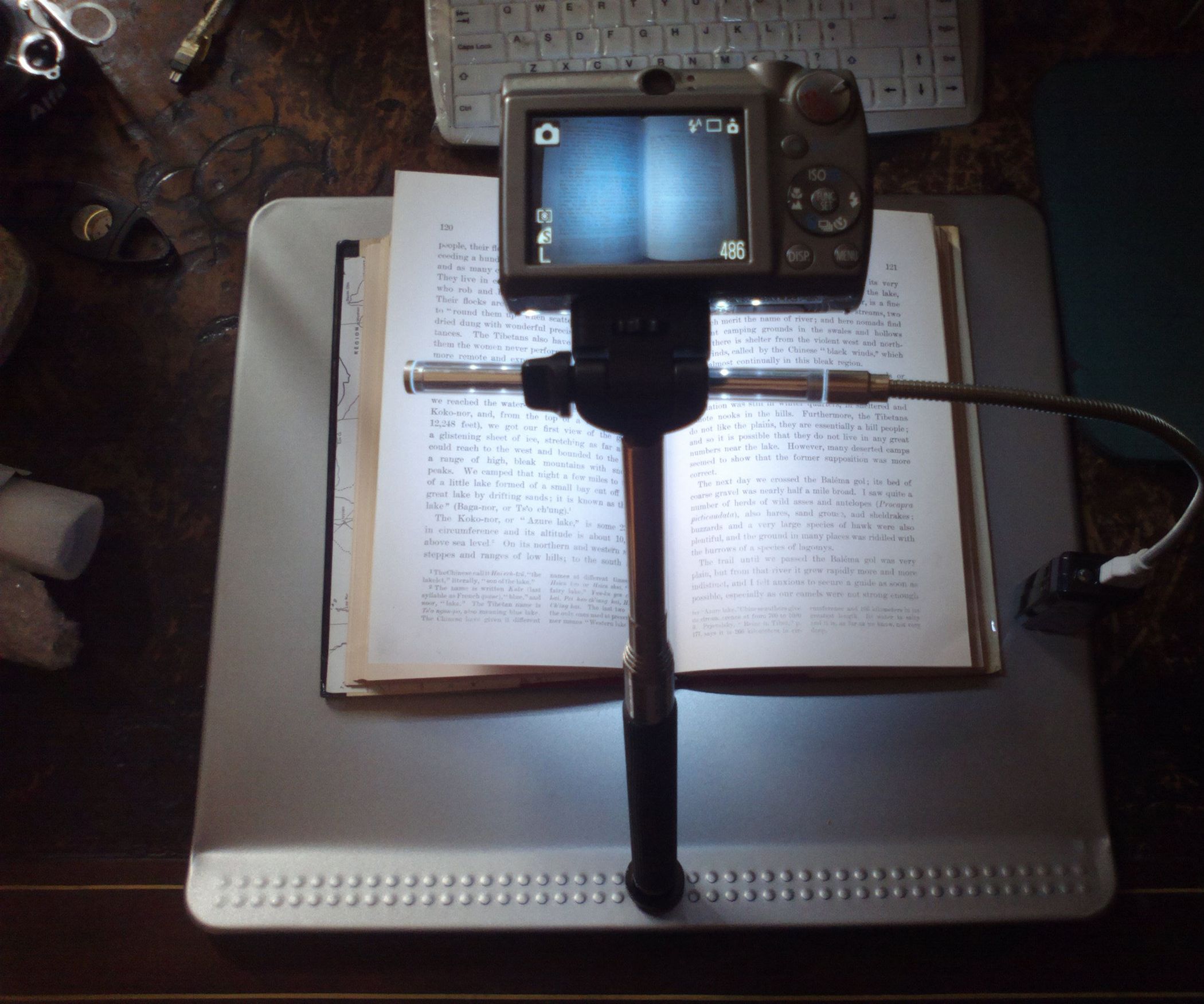 Copy Stand for Book Scanning - Just One Hole to Create Your Ebook : 3 ...