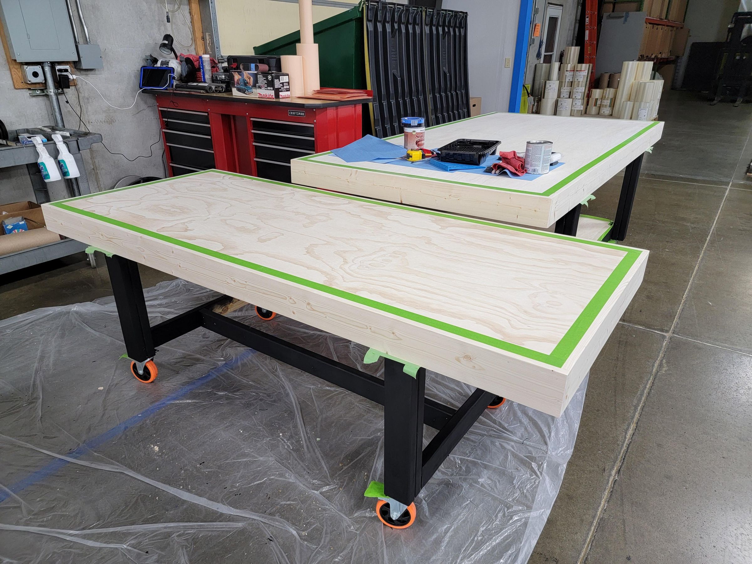 DIY Workbench Table on Wheels : 6 Steps - Instructables