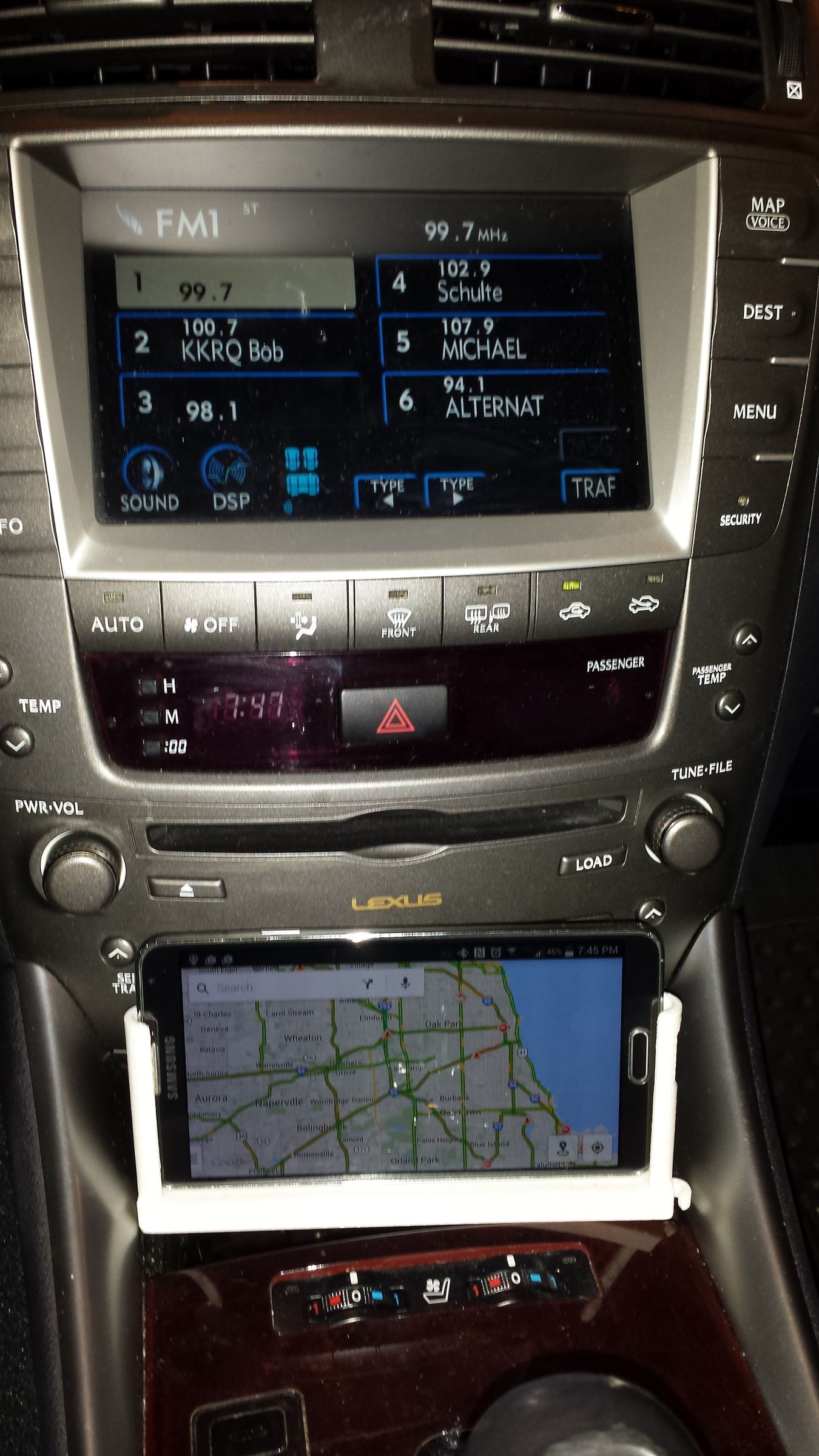 Universally Mounted Phone Holder. Can Fit Into CD-player Slot! and ...