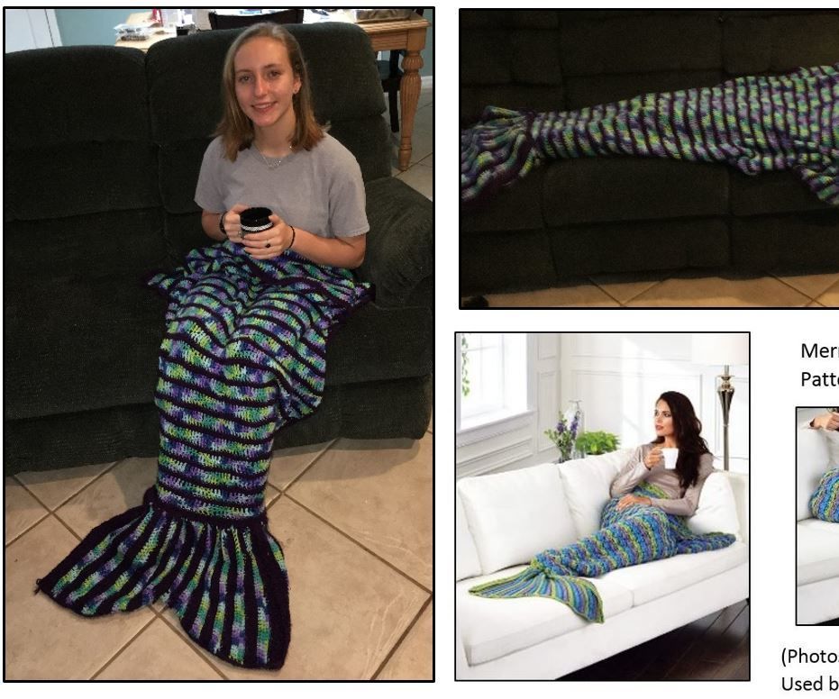Simple Mermaid Throw : 5 Steps (with Pictures) - Instructables