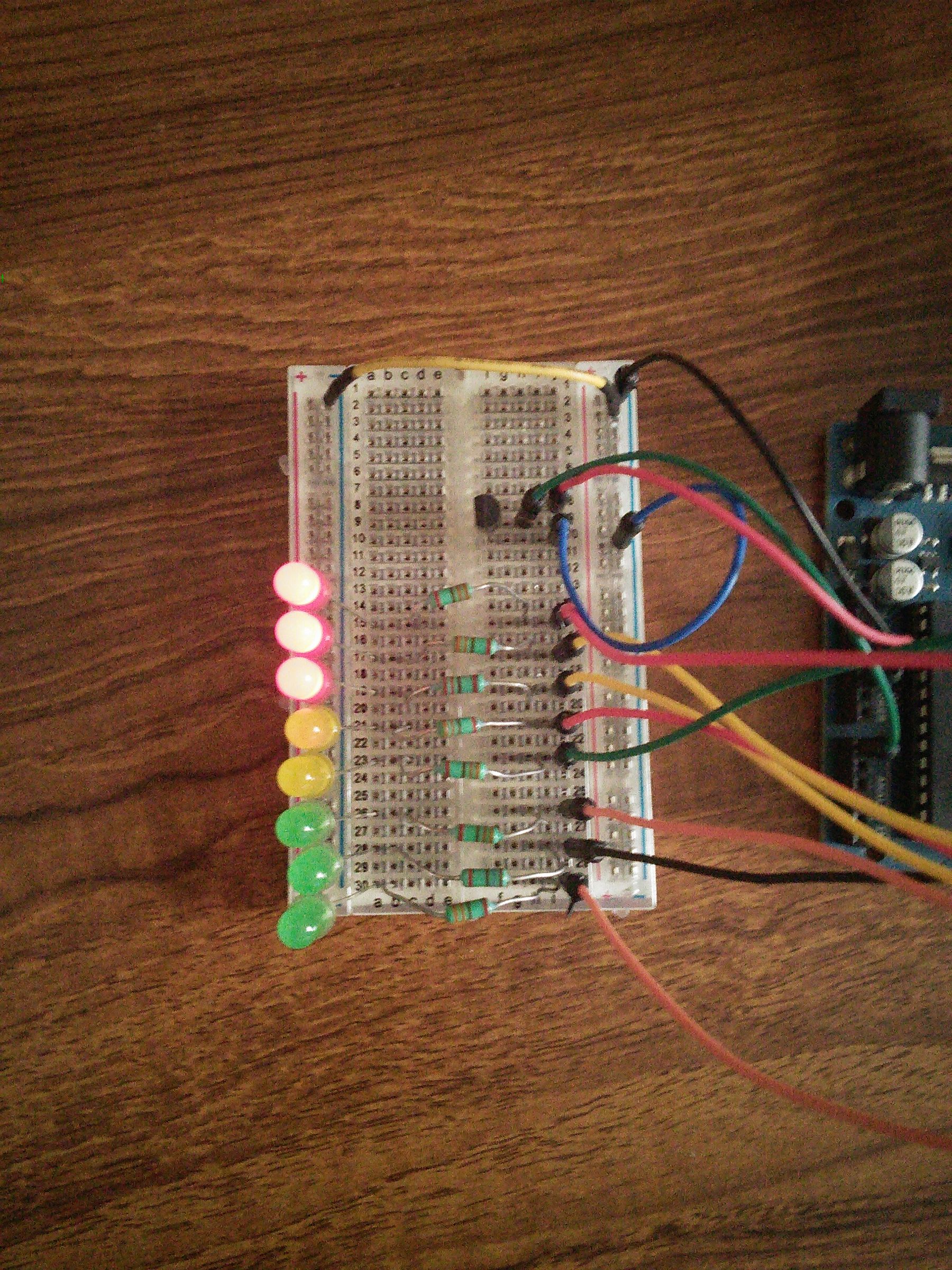 LM35 LED Temperature Bar : 4 Steps - Instructables