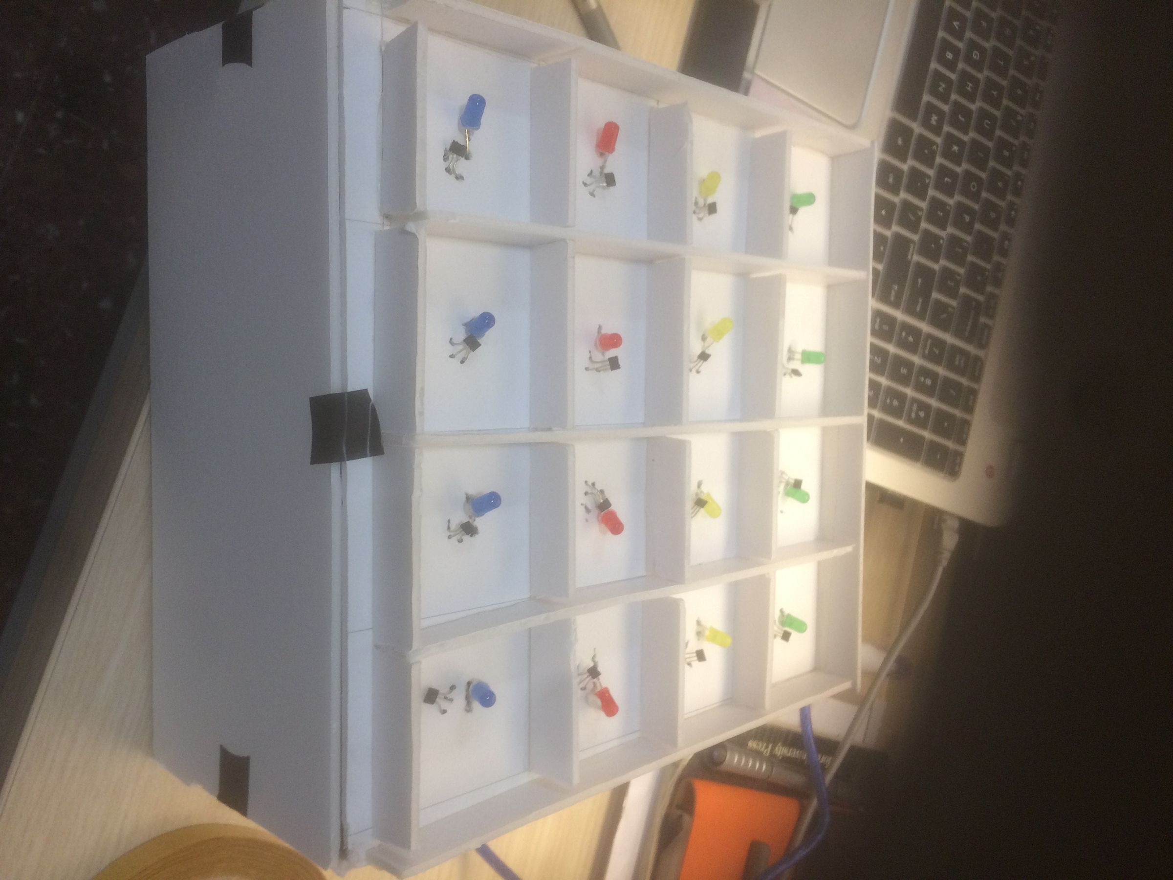 4x4 Demo of an Electronic Chessboard/ With Arduino Mega + RFID Reader ...