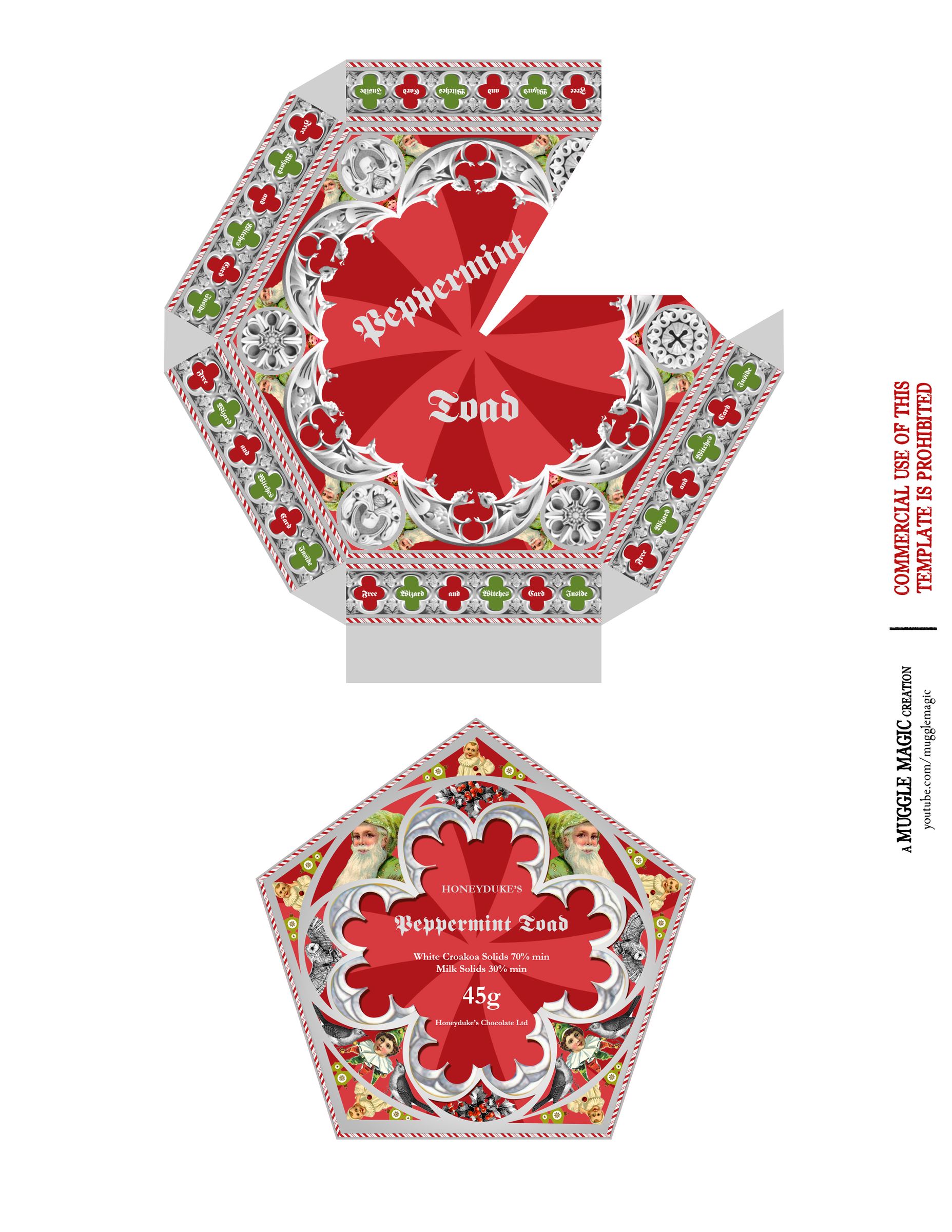 Honeyduke's Peppermint Toad Custom Box & Recipe : 5 Steps (with ...