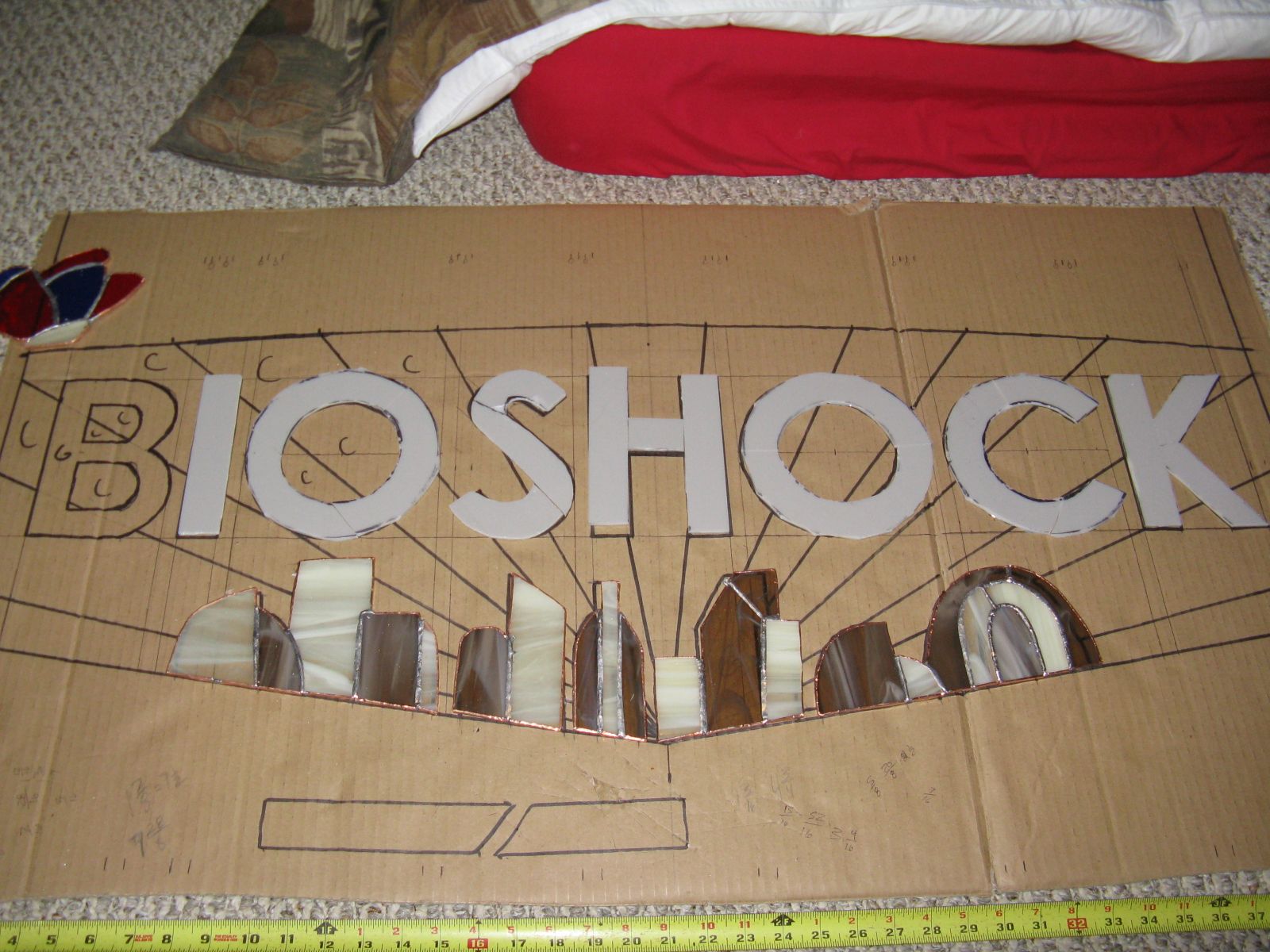 Bioshock Stained Glass Logo : 13 Steps (with Pictures) - Instructables
