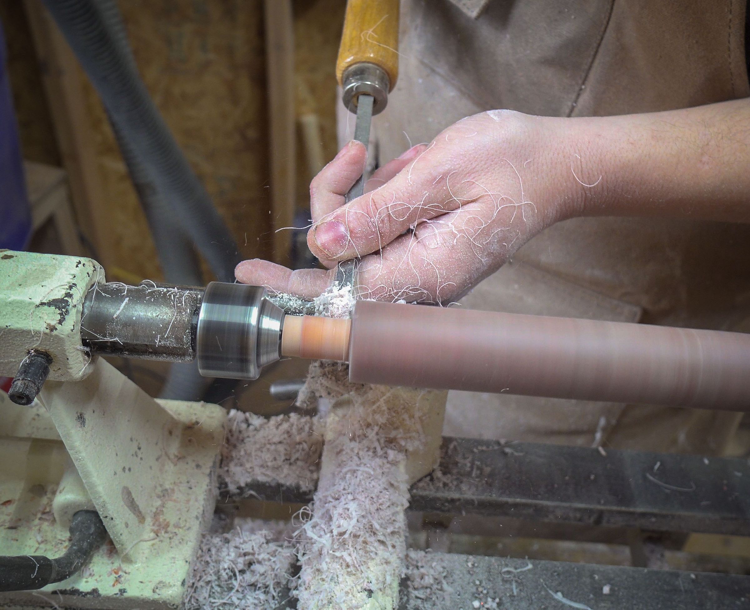 How to Make a Custom Hybrid Epoxy Pool Cue Using a Wood Lathe : 19 ...