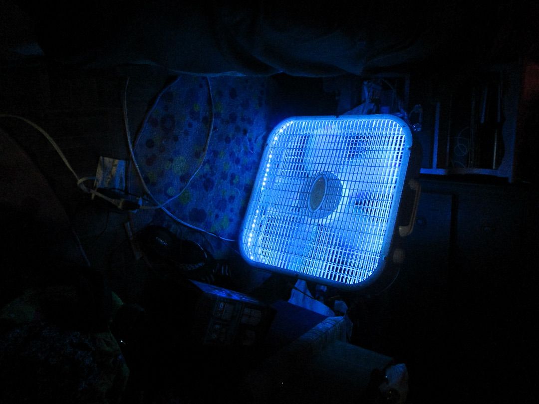 Illuminated LED Box Fan : 8 Steps - Instructables