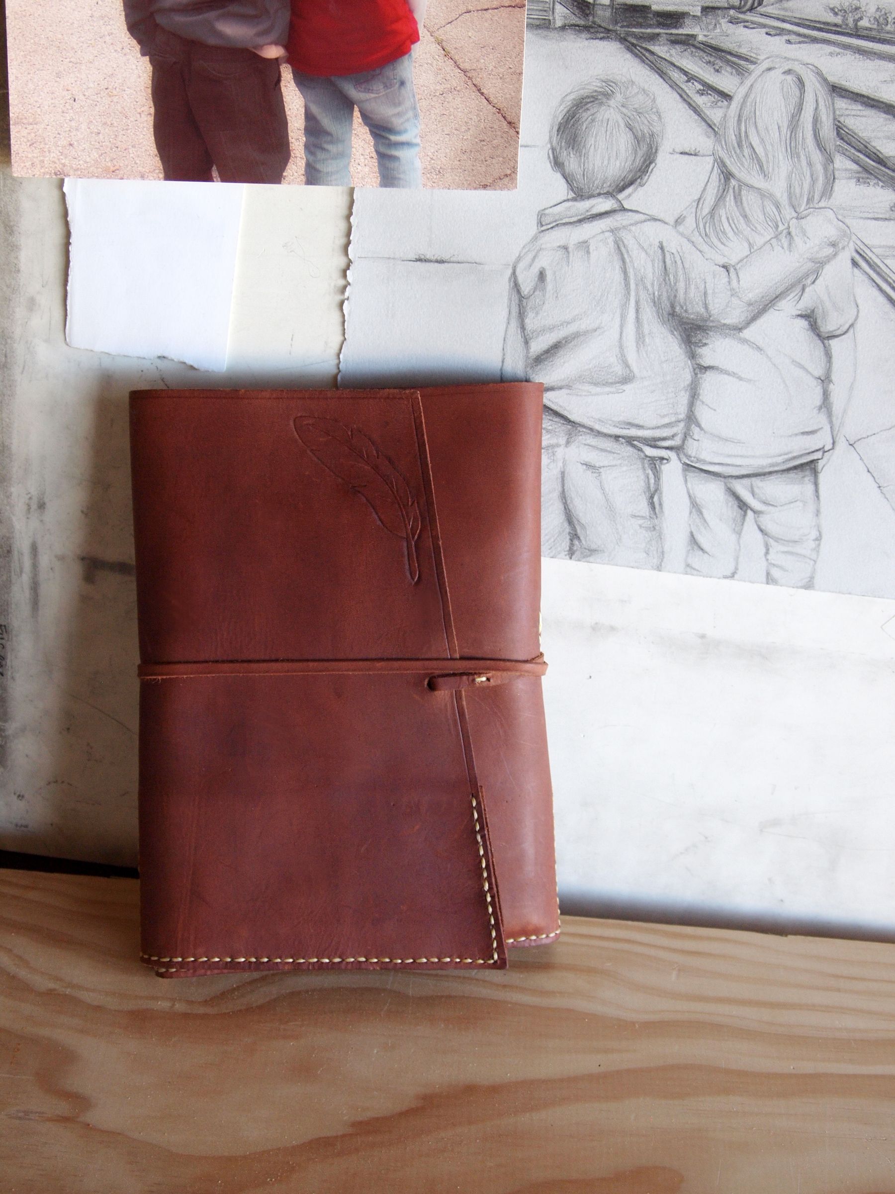 Large Leather Pencil Case for Art Supplies & More : 5 Steps (with ...