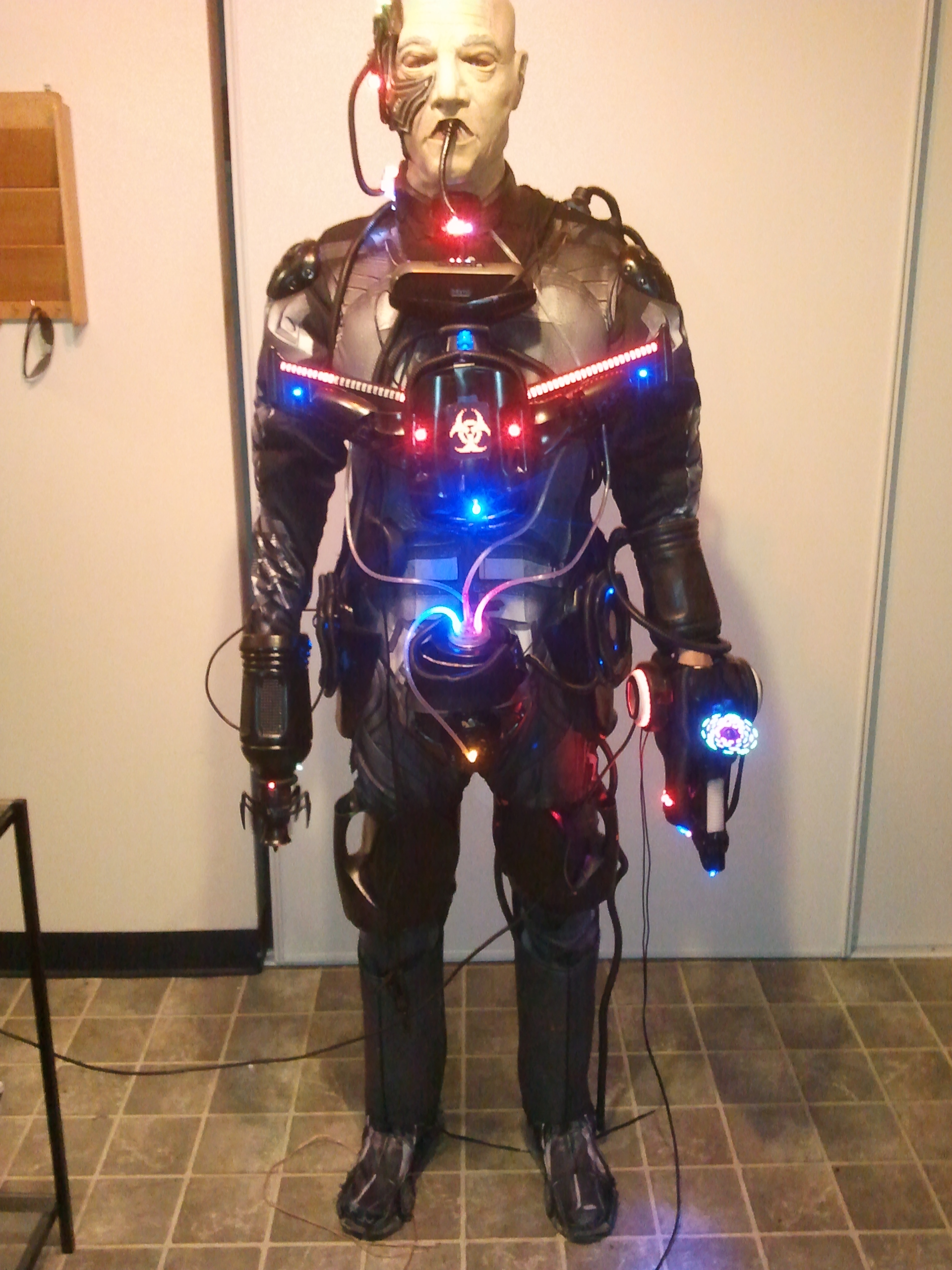 Locutus of Borg Costume (Cyborg) With Real Robotics, Lights, and Sound ...