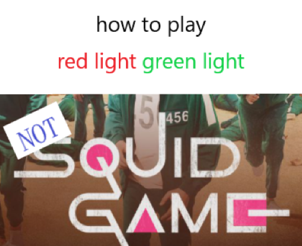 How to Play "Red Light Green Light"(NOT Squid Game) : 3 Steps ...