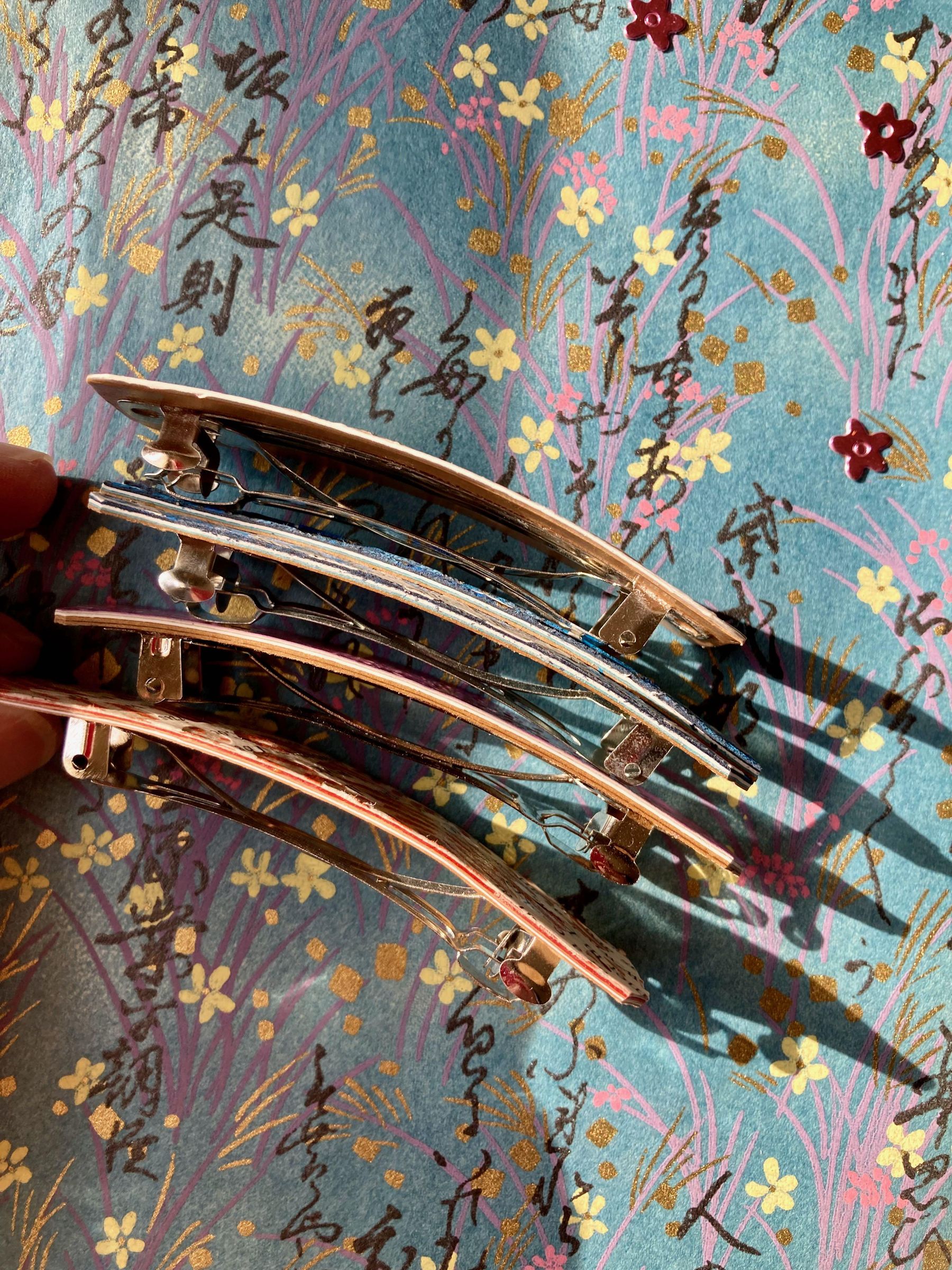 Laminated Paper Barrettes and Hair Clips : 12 Steps (with Pictures ...