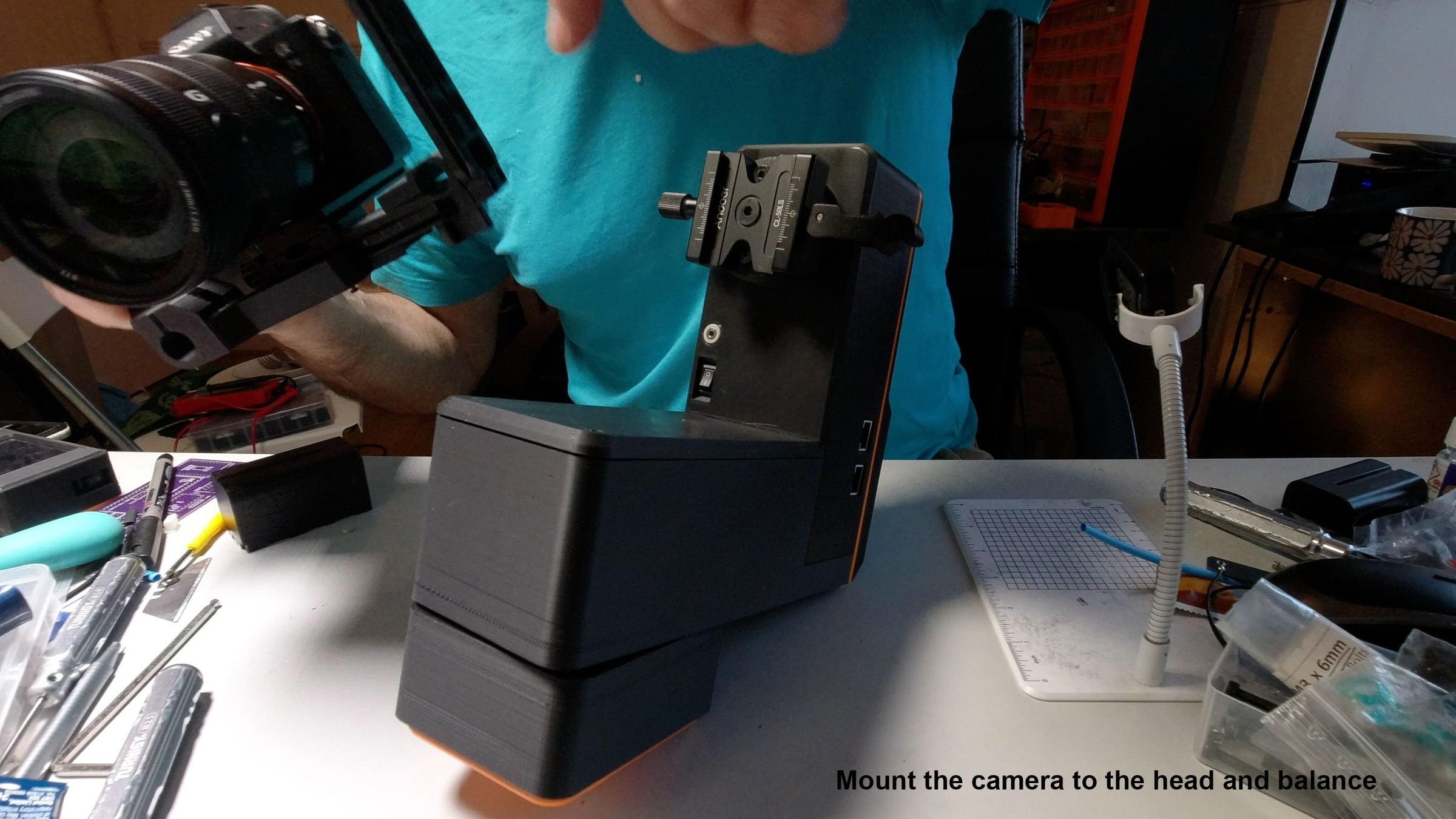 DB3 4 Axis PAN TILT HEAD With VISCA & WIFI (Support for OBS & VMix ...