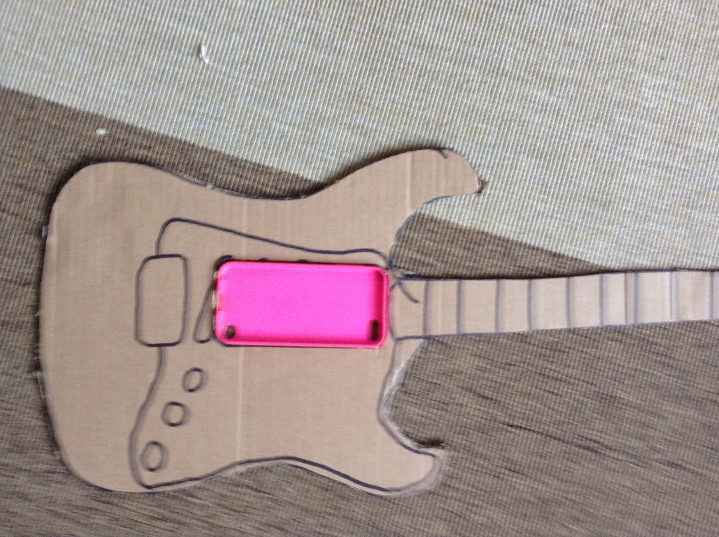 DIY 5$ Cardboard Electric Guitar : 8 Steps - Instructables