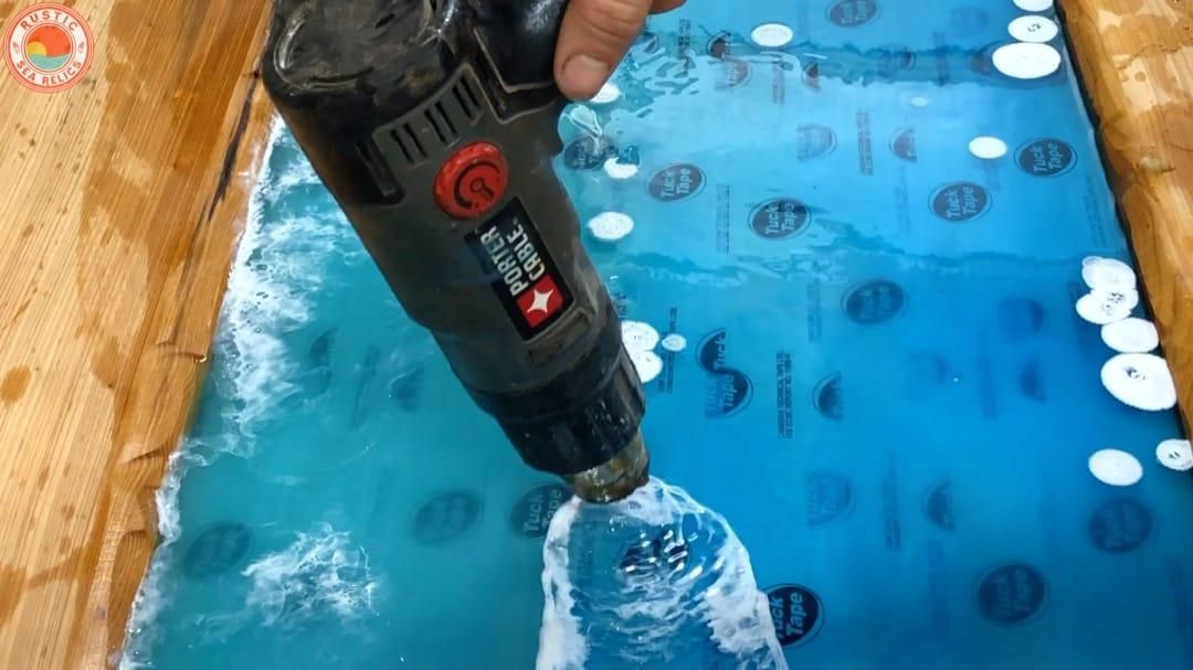 How to Make Epoxy Resin Ocean Art With Waves : 14 Steps (with Pictures ...