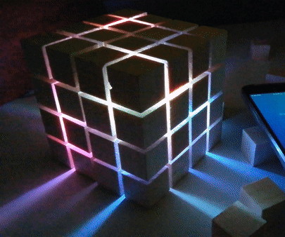 Sound Reactive Light Cube , Featured in Hackspace : 5 Steps - Instructables
