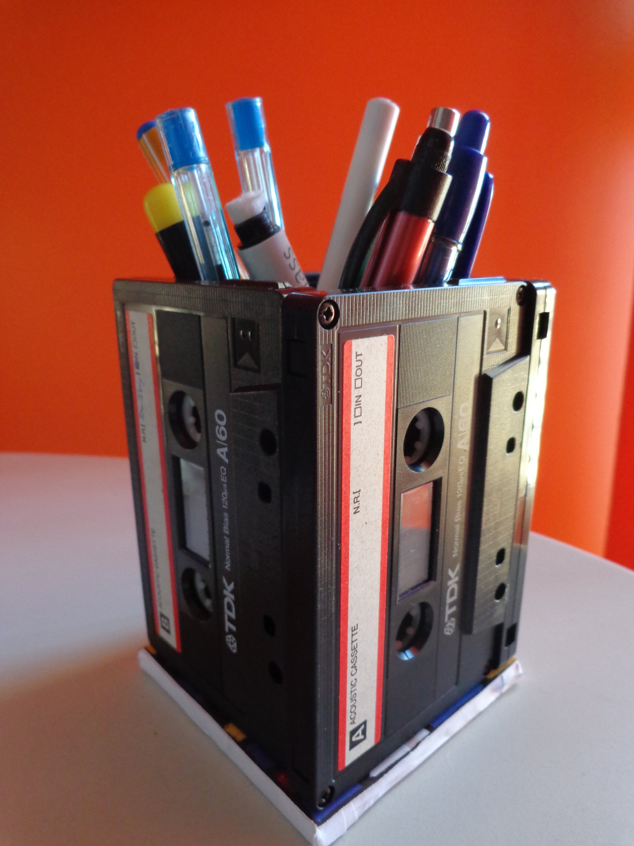 Cassette Tapes Pencil Box 7 Steps With Pictures Instructables