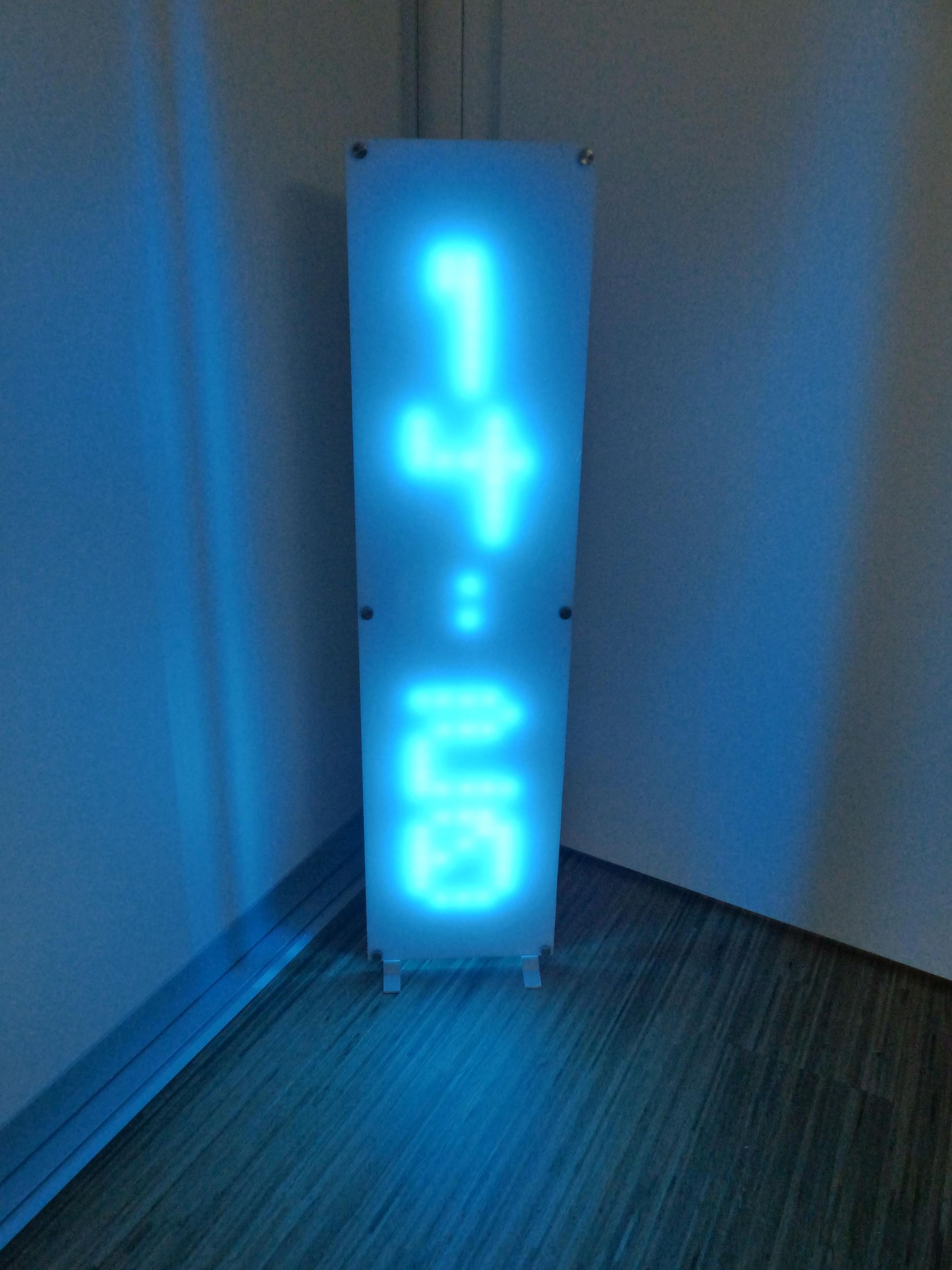 WiFi Controlled LED Strip Matrix Display Clock Light : 3 Steps (with ...