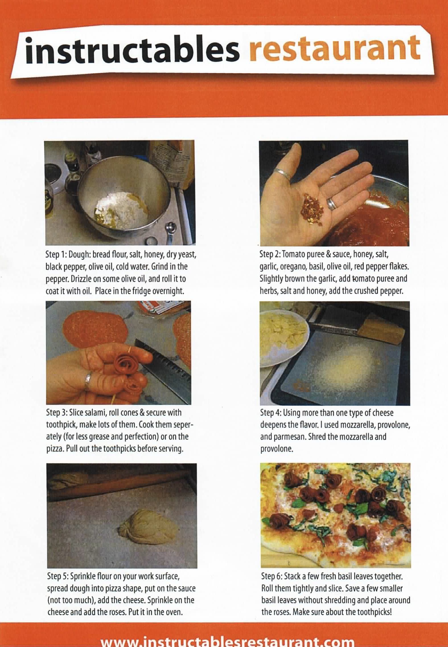 Instructables Restaurant Handouts (with Pictures) - Instructables
