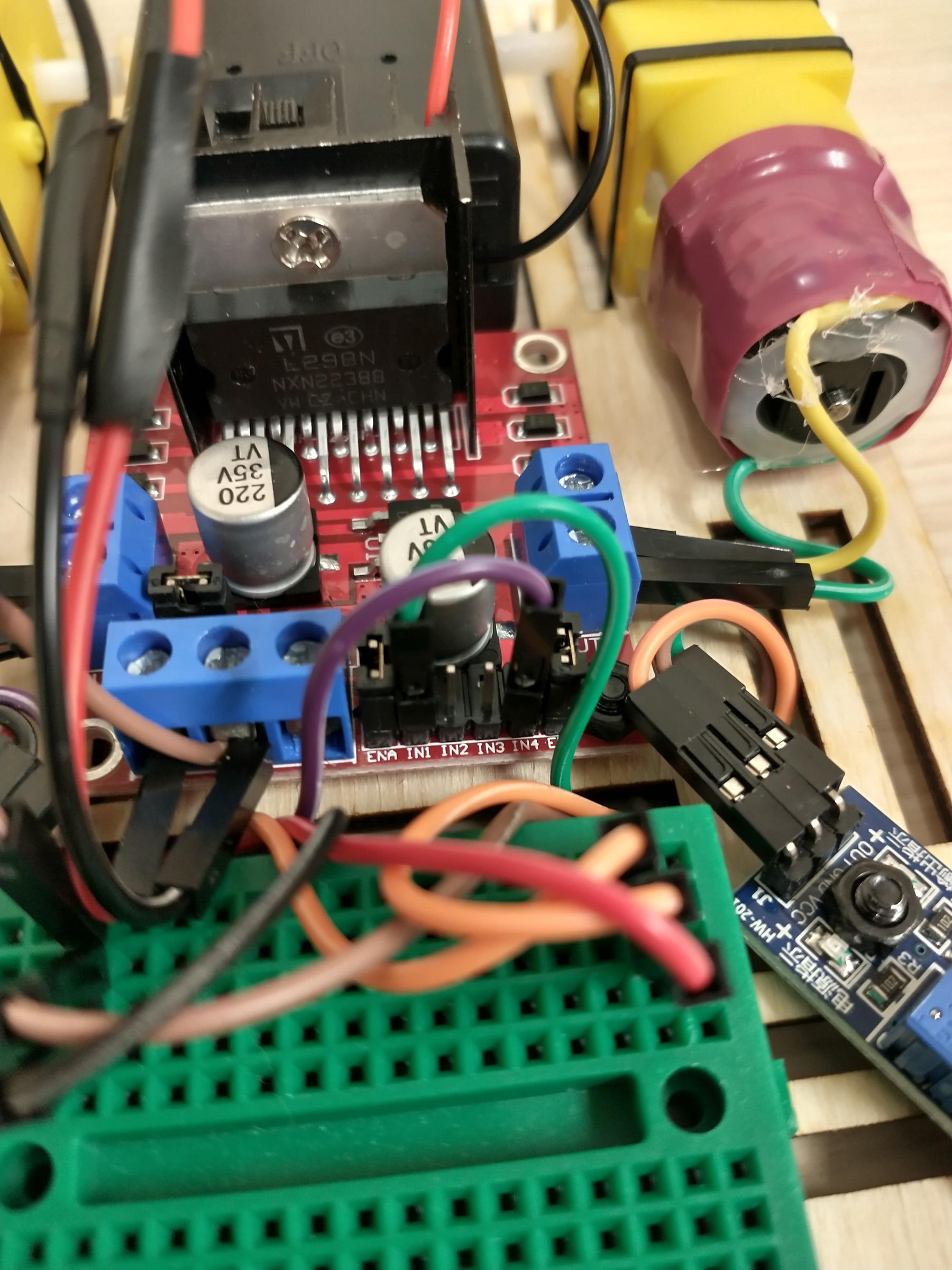 Autonomous Robot Racer: Analog Mode (no Microcontroller Needed) : 8 ...