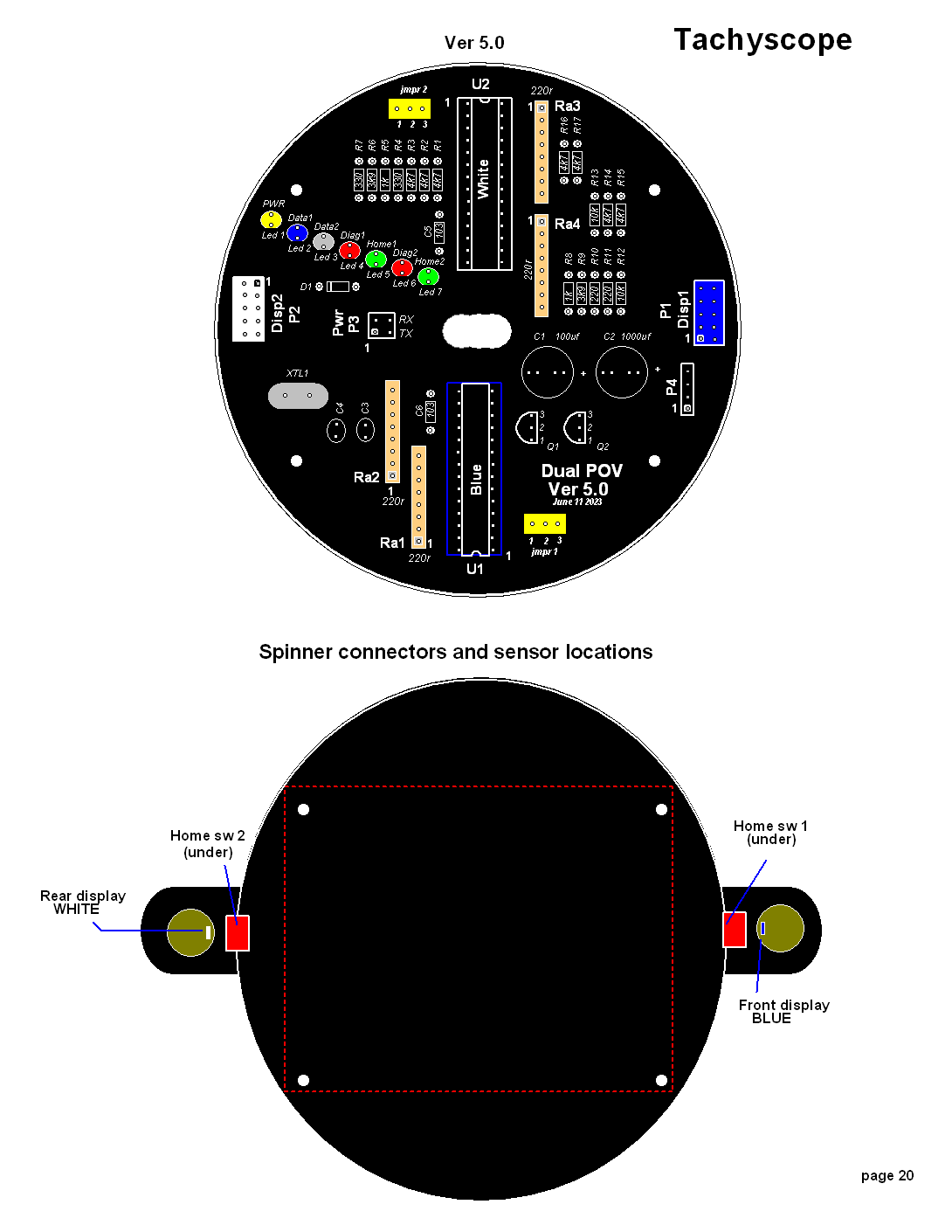 Tachyscope 1.0, POV Led Display : 5 Steps (with Pictures) - Instructables