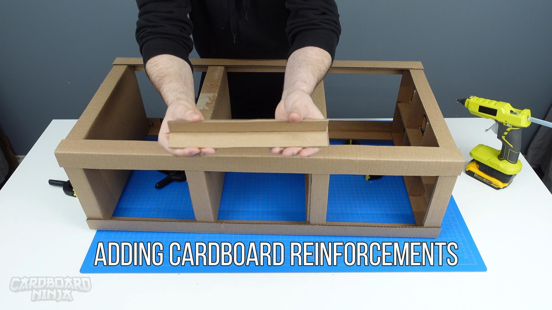 Cardboard Storage Shelf From Single Box : 10 Steps (with Pictures ...