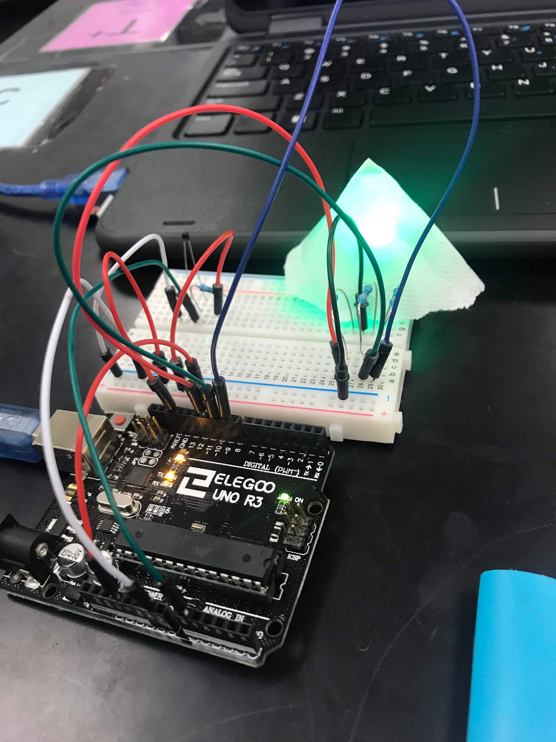 CubeSat Model With Color Changing LED and Thermistor : 4 Steps ...