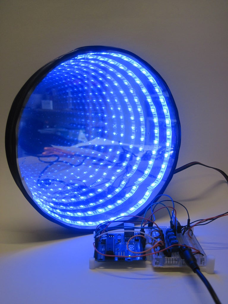 Arduino Controlled Rgb Led Infinity Mirror 13 Steps With Pictures